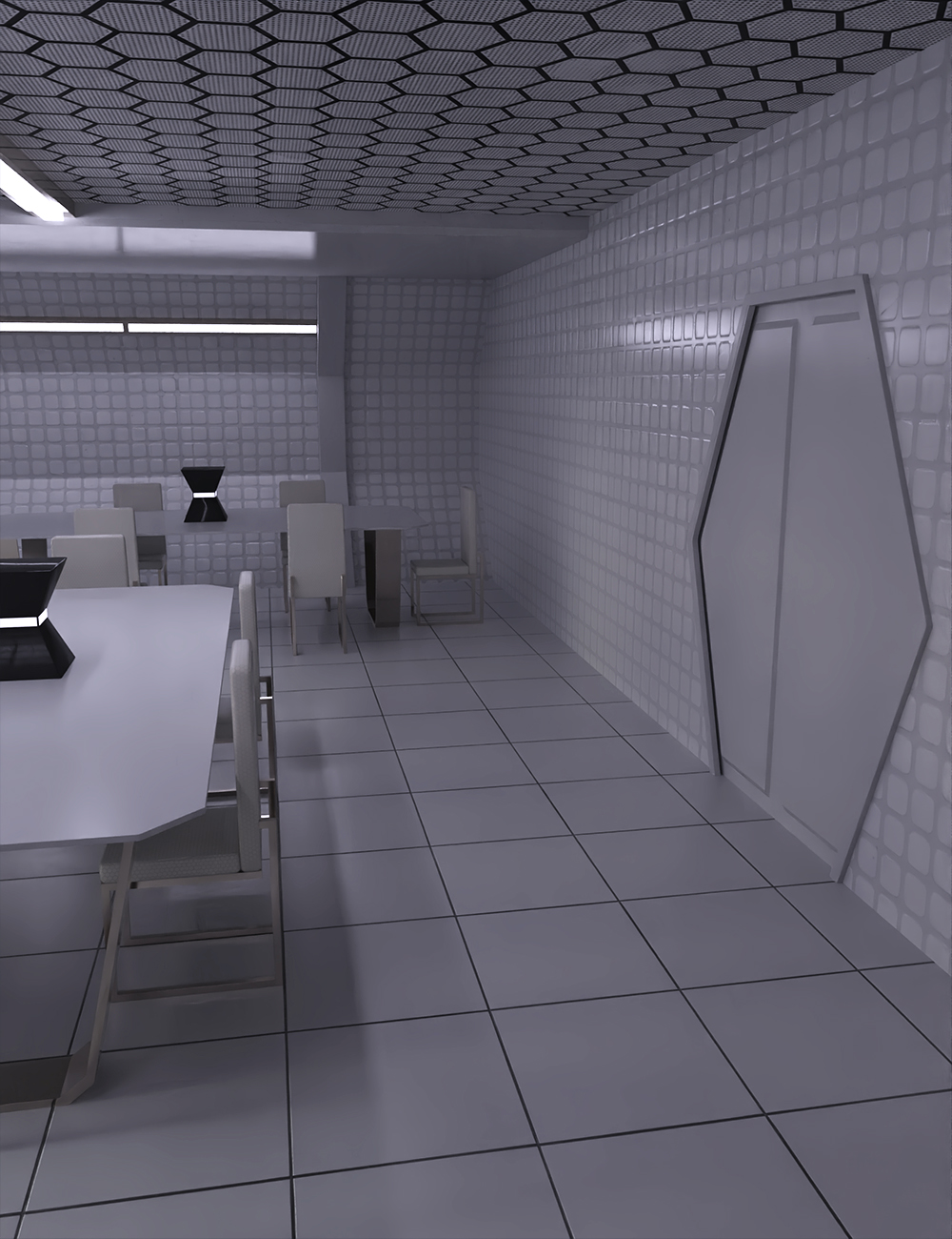 FH Sci-Fi Dining Room | Daz 3D