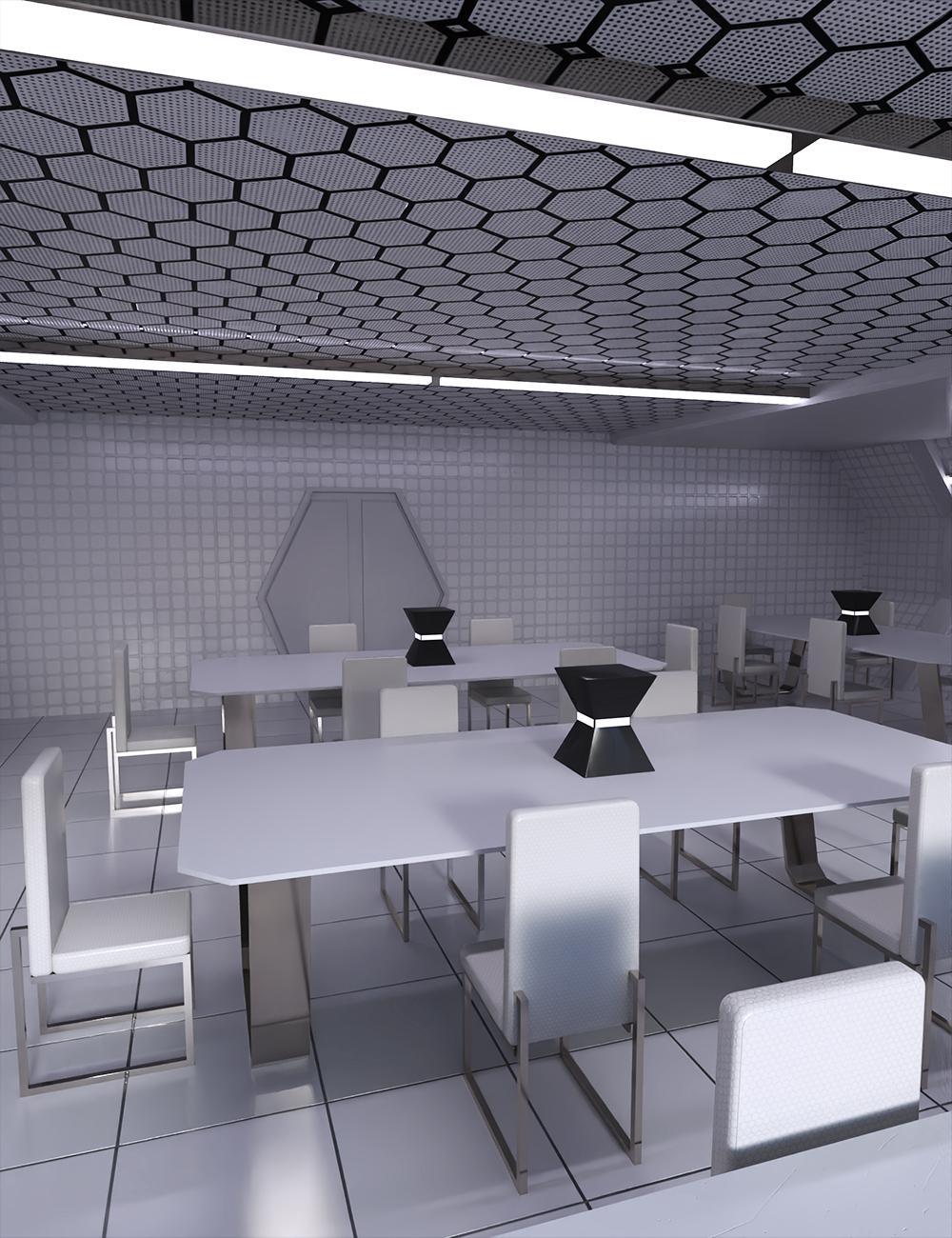 FH Sci-Fi Dining Room | Daz 3D