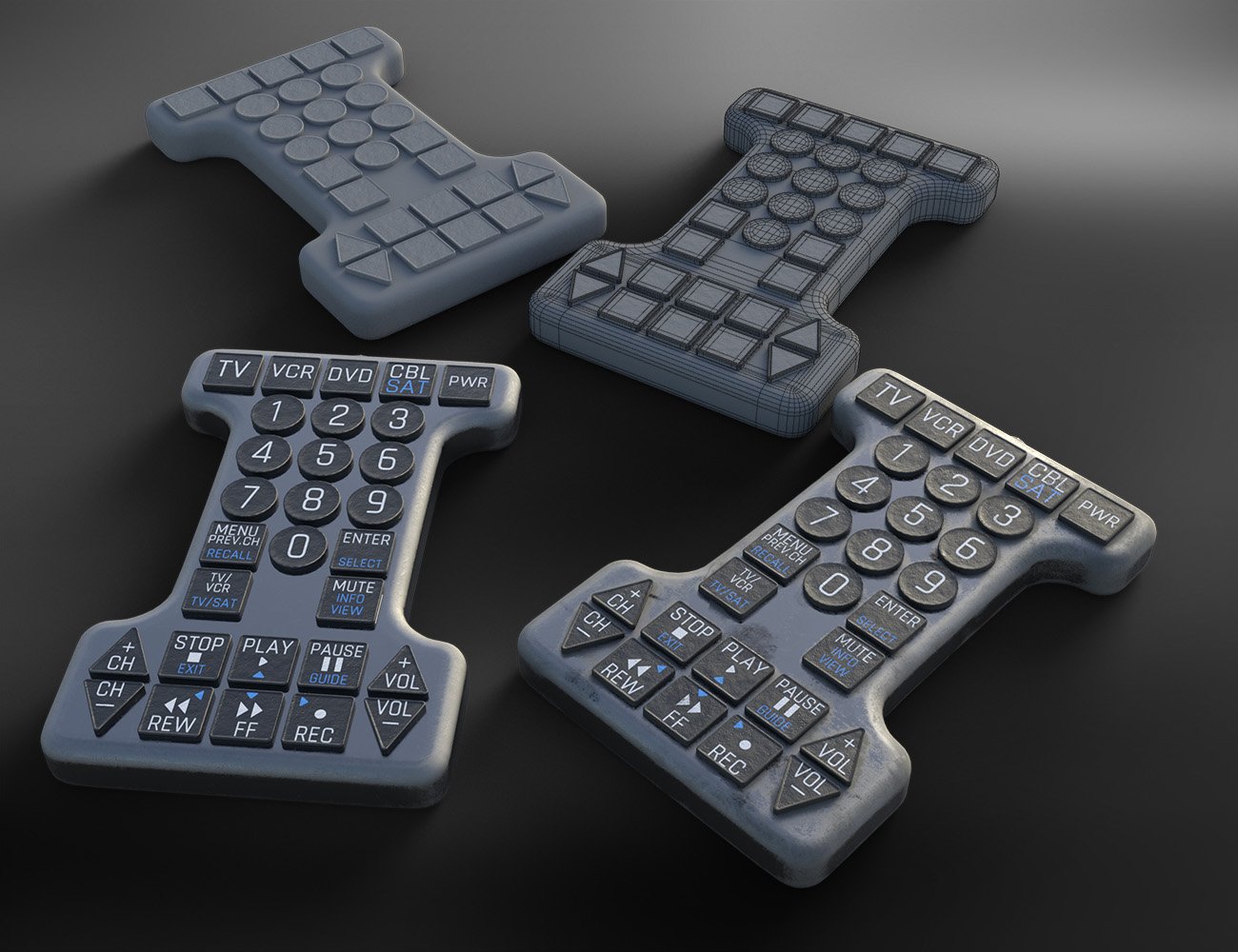 Remotes and Controllers Props | Daz 3D
