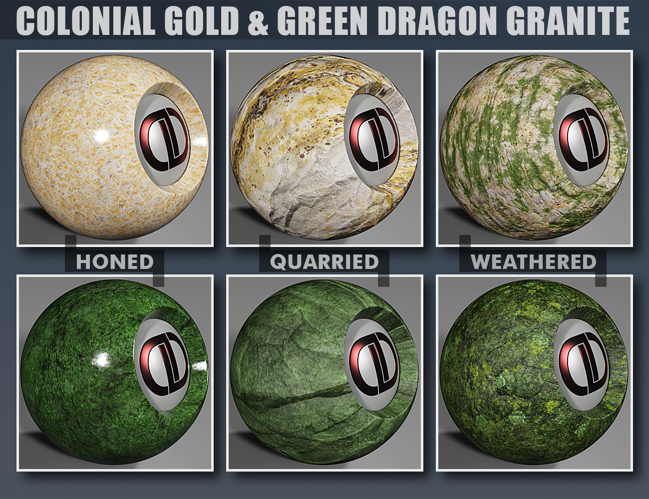 DD PBR Granite Shaders for Iray Vol 3 | Daz 3D
