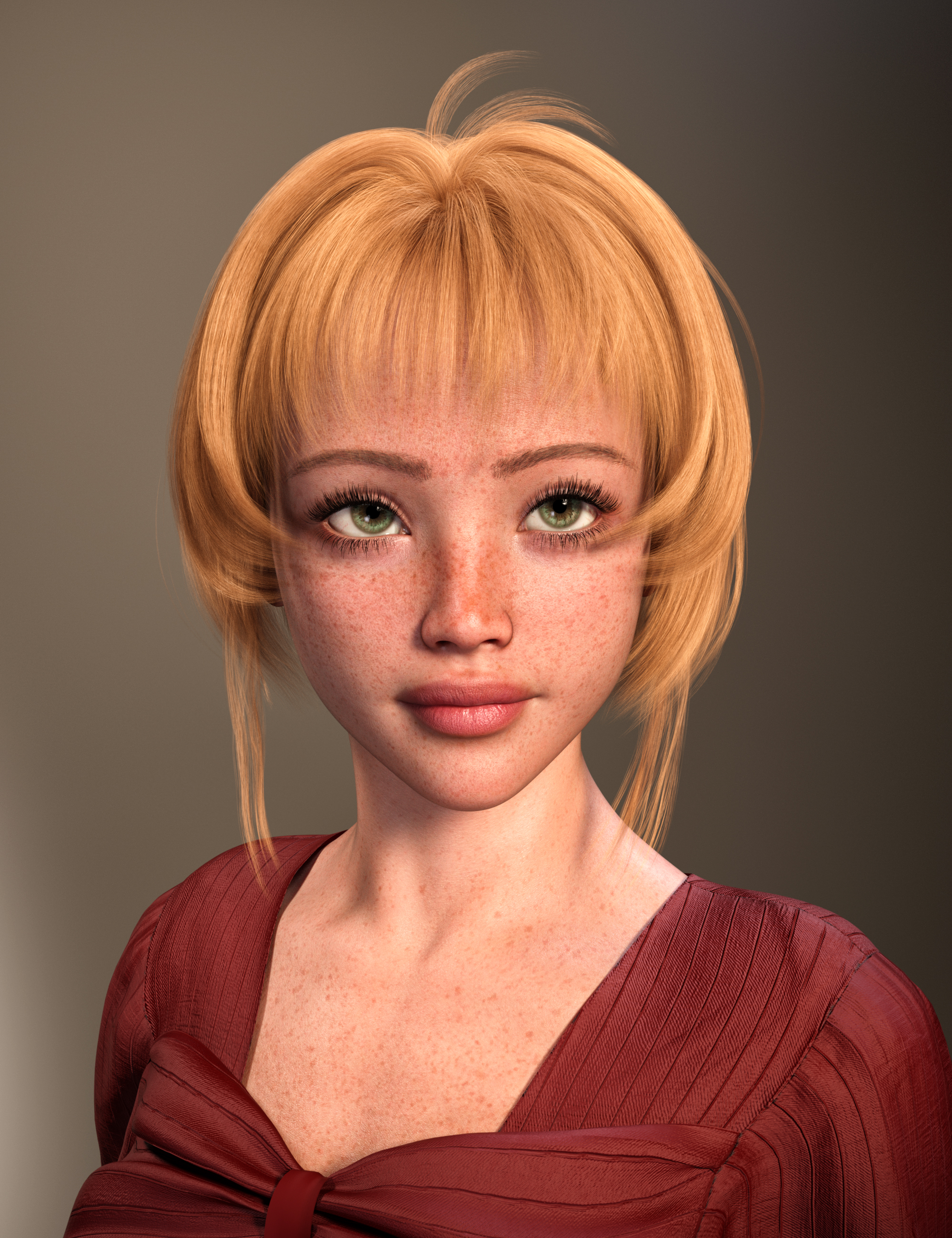 FE Cute Dynamic Short Hair for Genesis 9 | Daz 3D