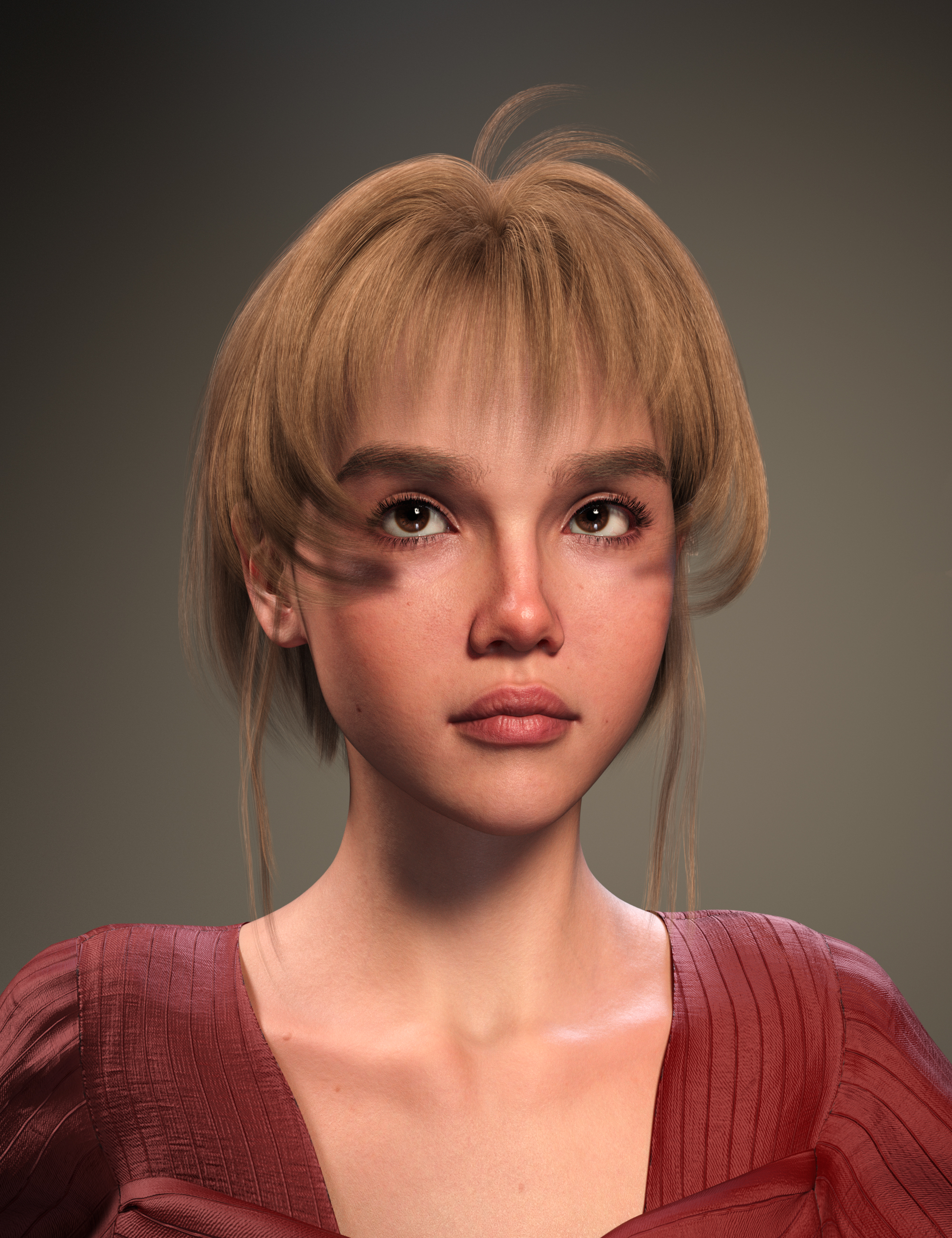 FE Cute Dynamic Short Hair for Genesis 9 | Daz 3D