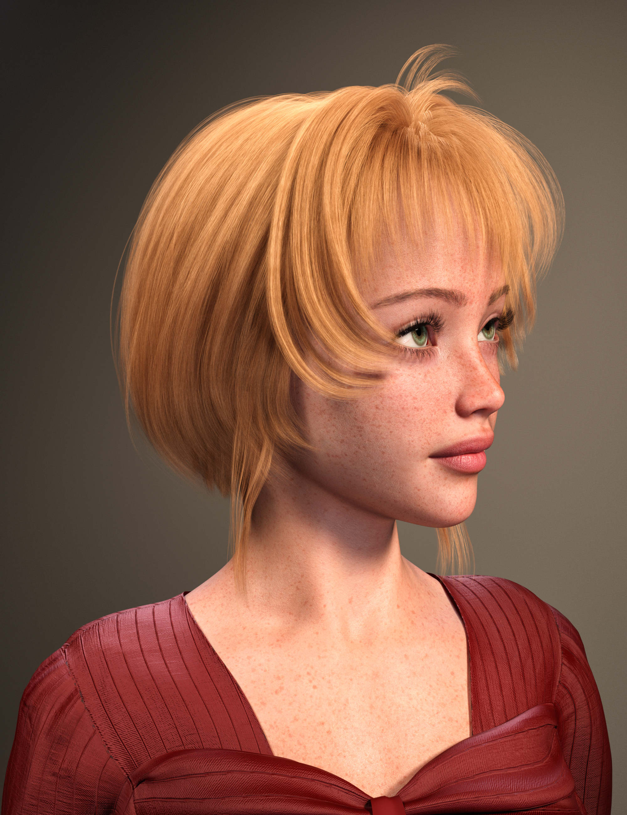 FE Cute Dynamic Short Hair for Genesis 9 | Daz 3D