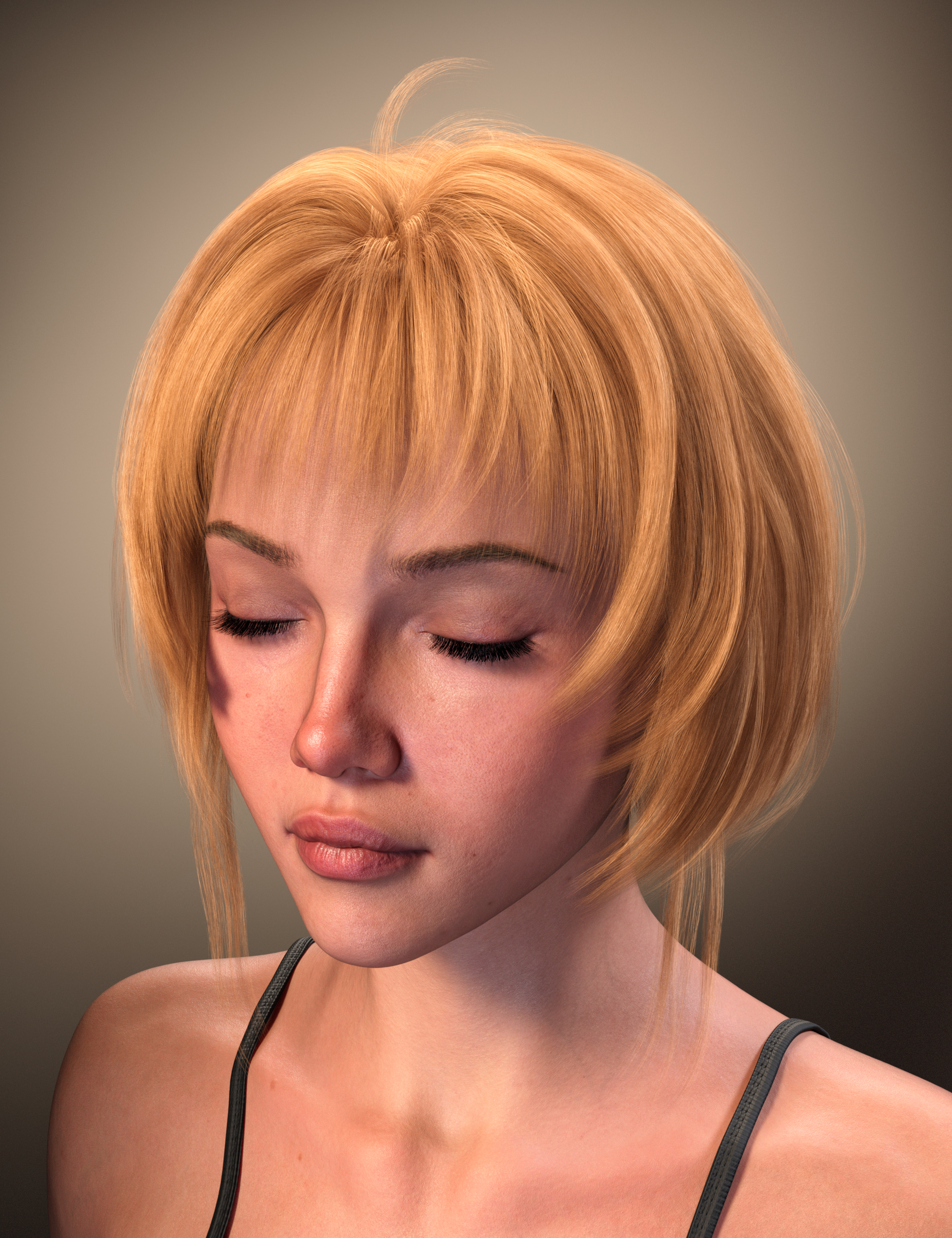 FE Cute Dynamic Short Hair for Genesis 9 | Daz 3D