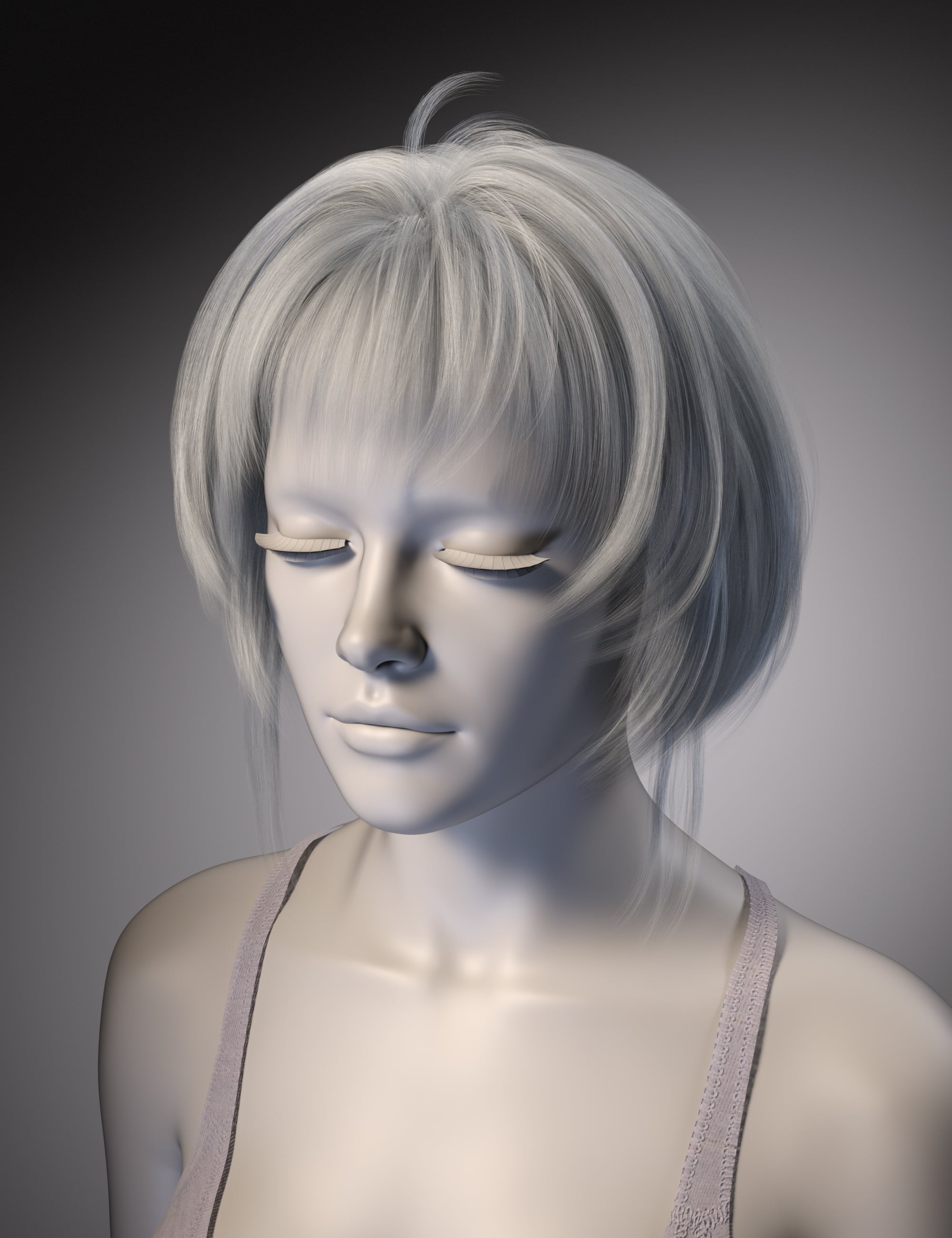 FE Cute Dynamic Short Hair for Genesis 9 | Daz 3D