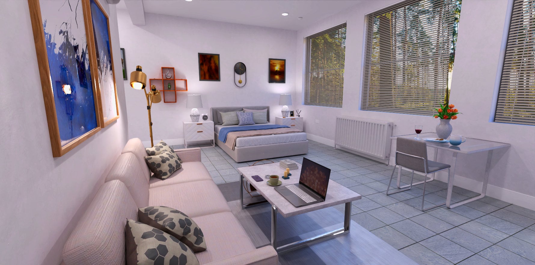 FG One Bed Apartment | Daz 3D