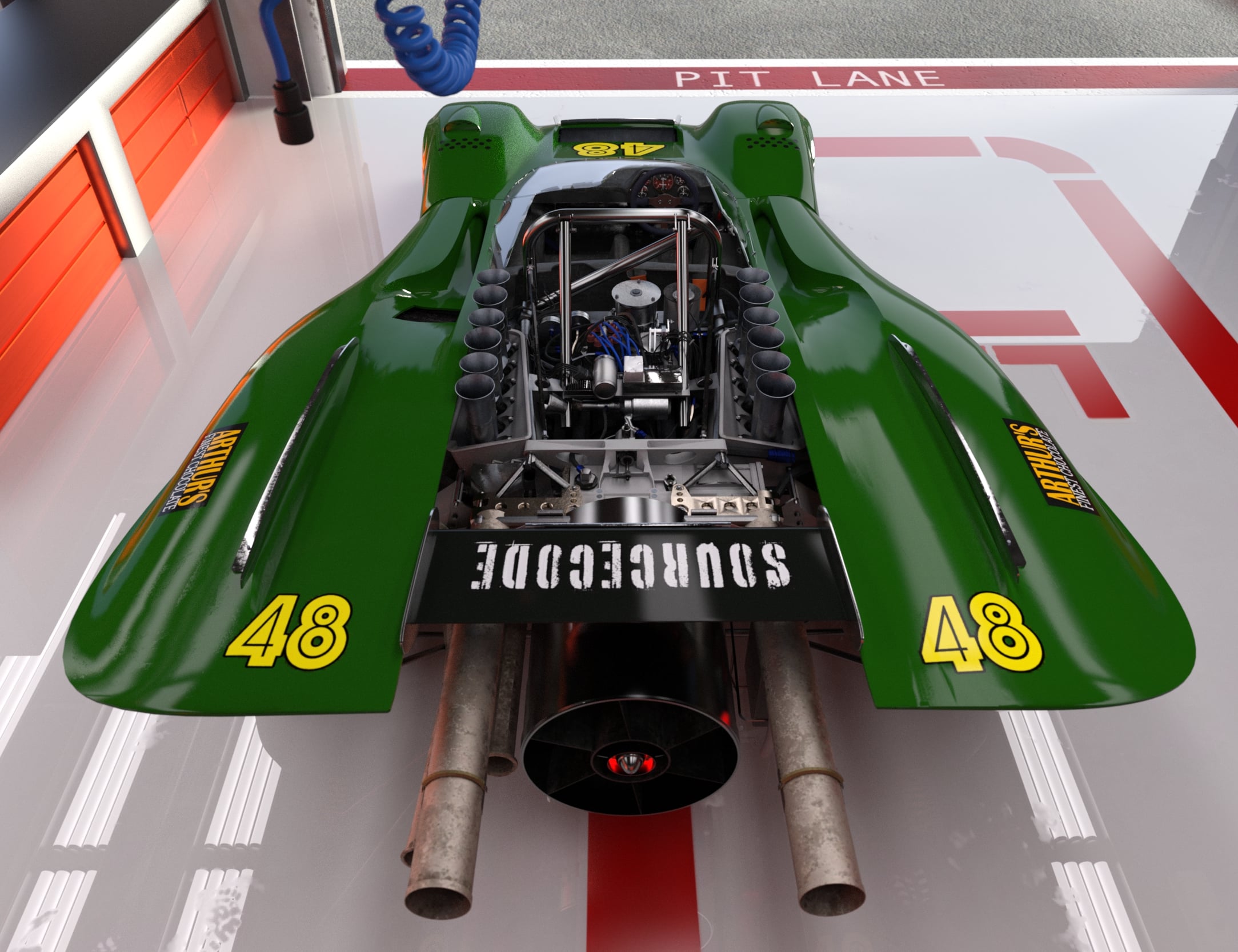 T163 Race Car | Daz 3D
