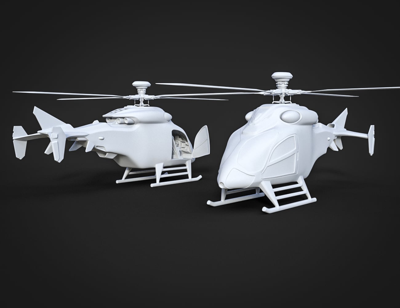 BW AeroNova Heli | Daz 3D