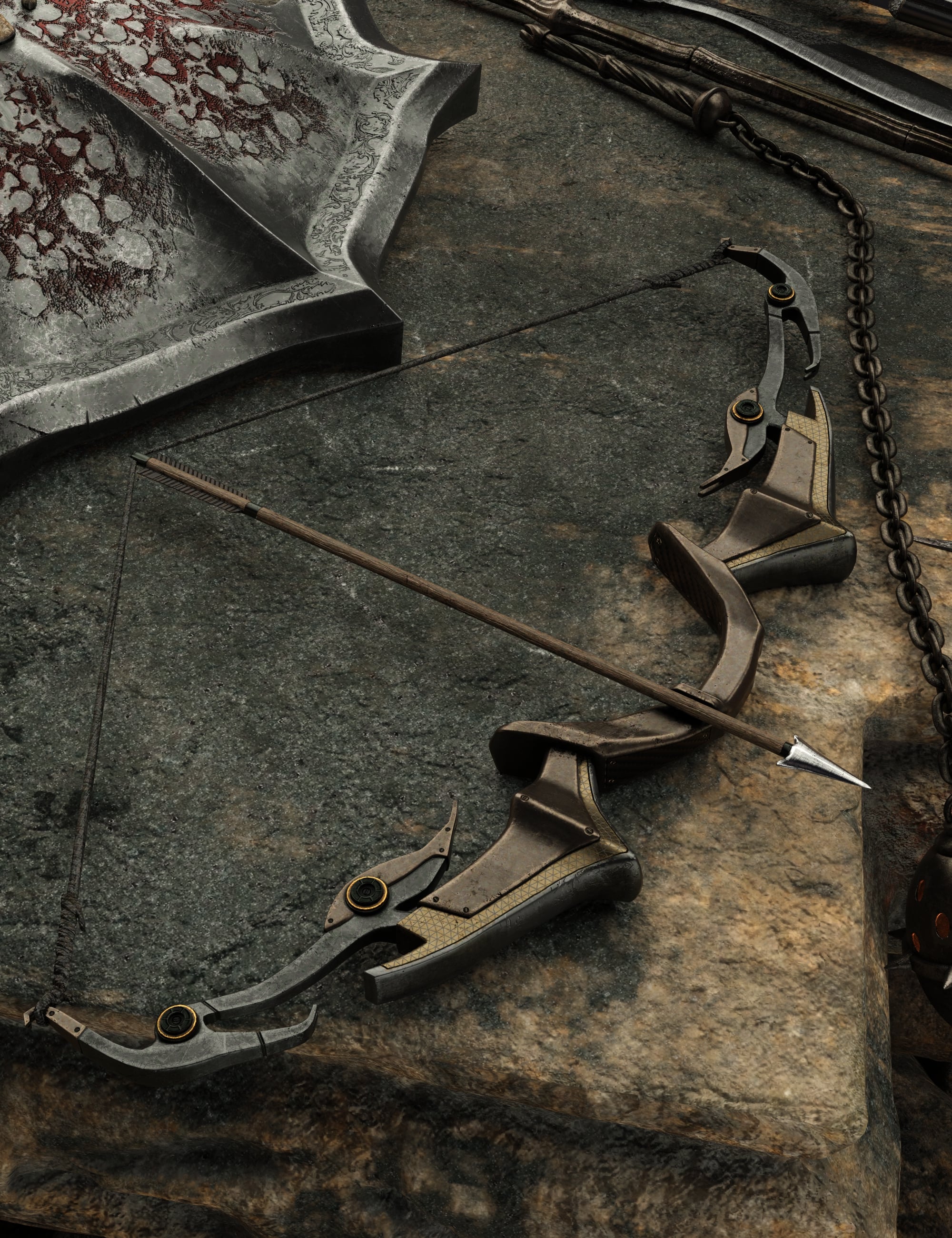 Days Of Sorrow Weapons Collection | Daz 3D