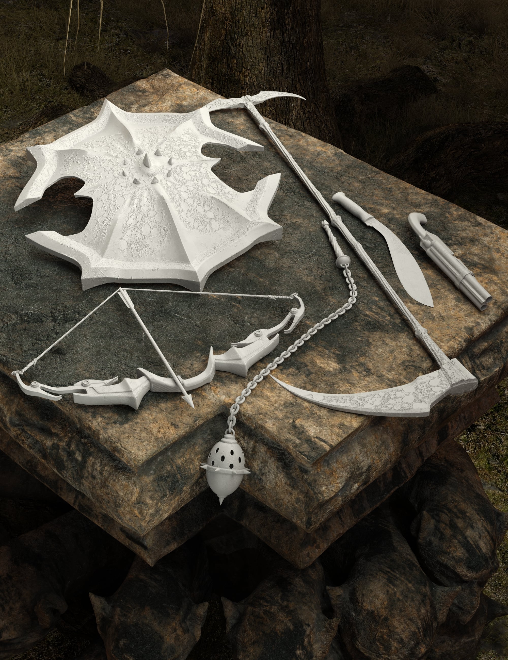Days Of Sorrow Weapons Collection | Daz 3D