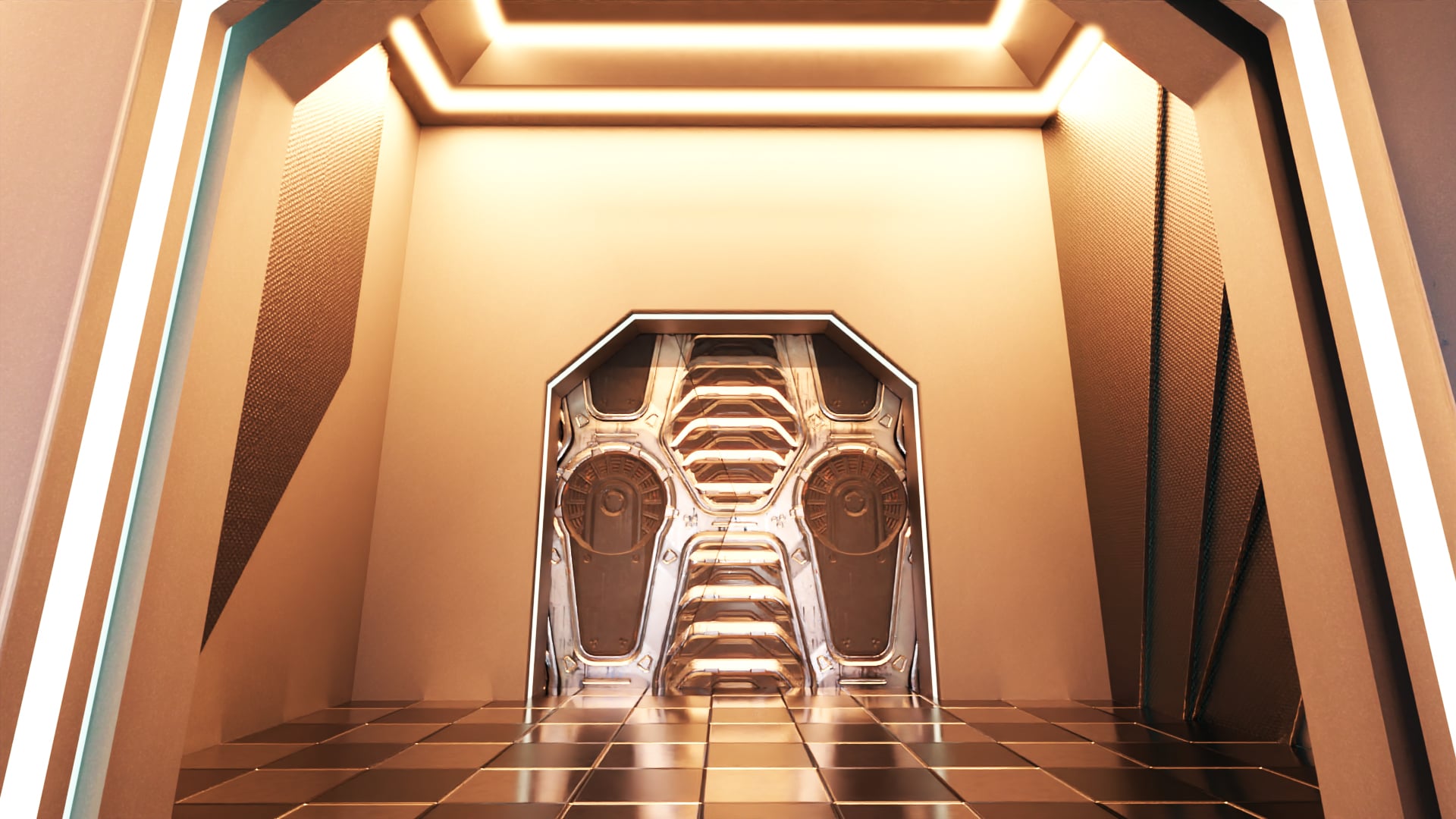 Sci-Fi Condominium Lobby | Daz 3D