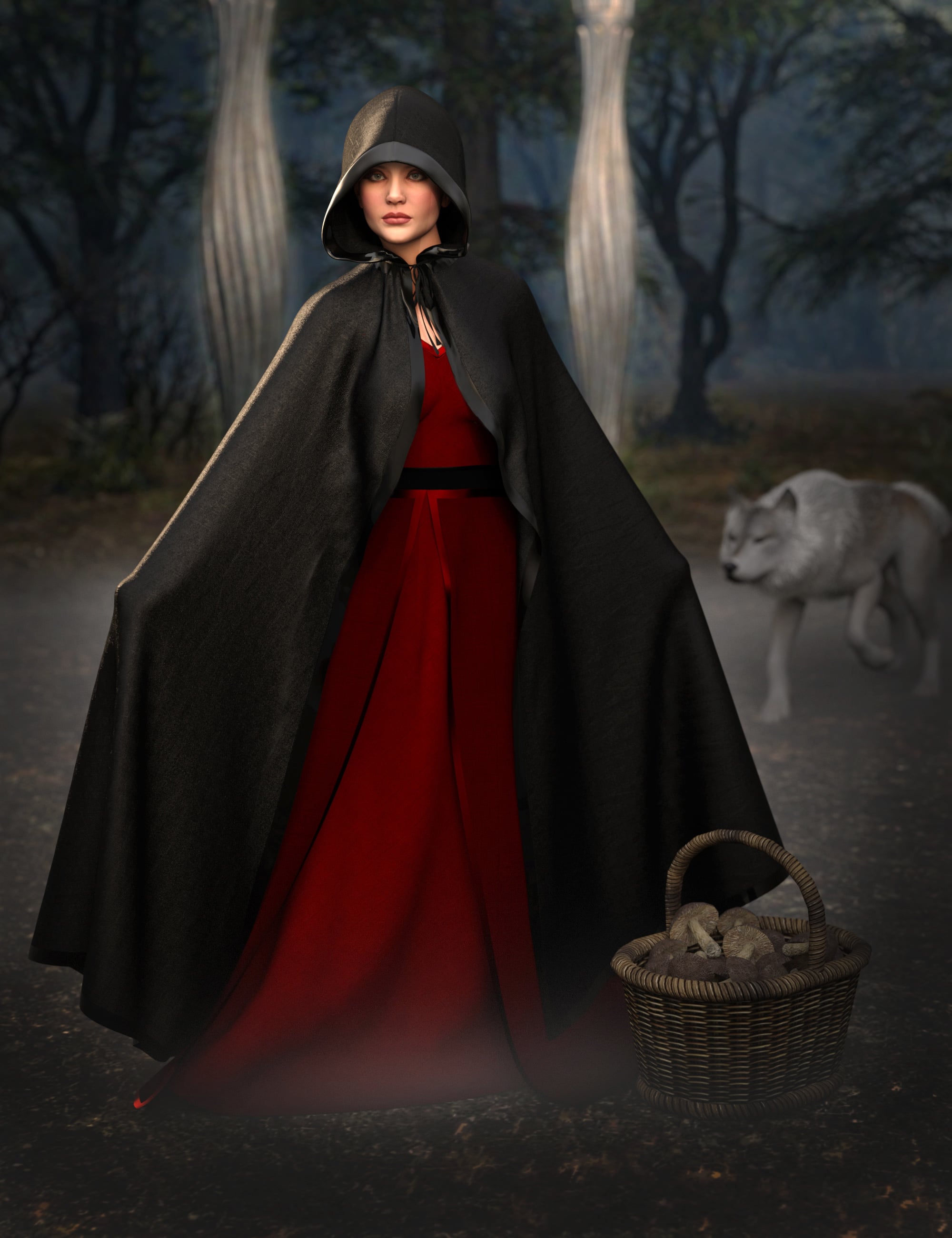 dForce Capes of Fantasy for Genesis 9 | Daz 3D