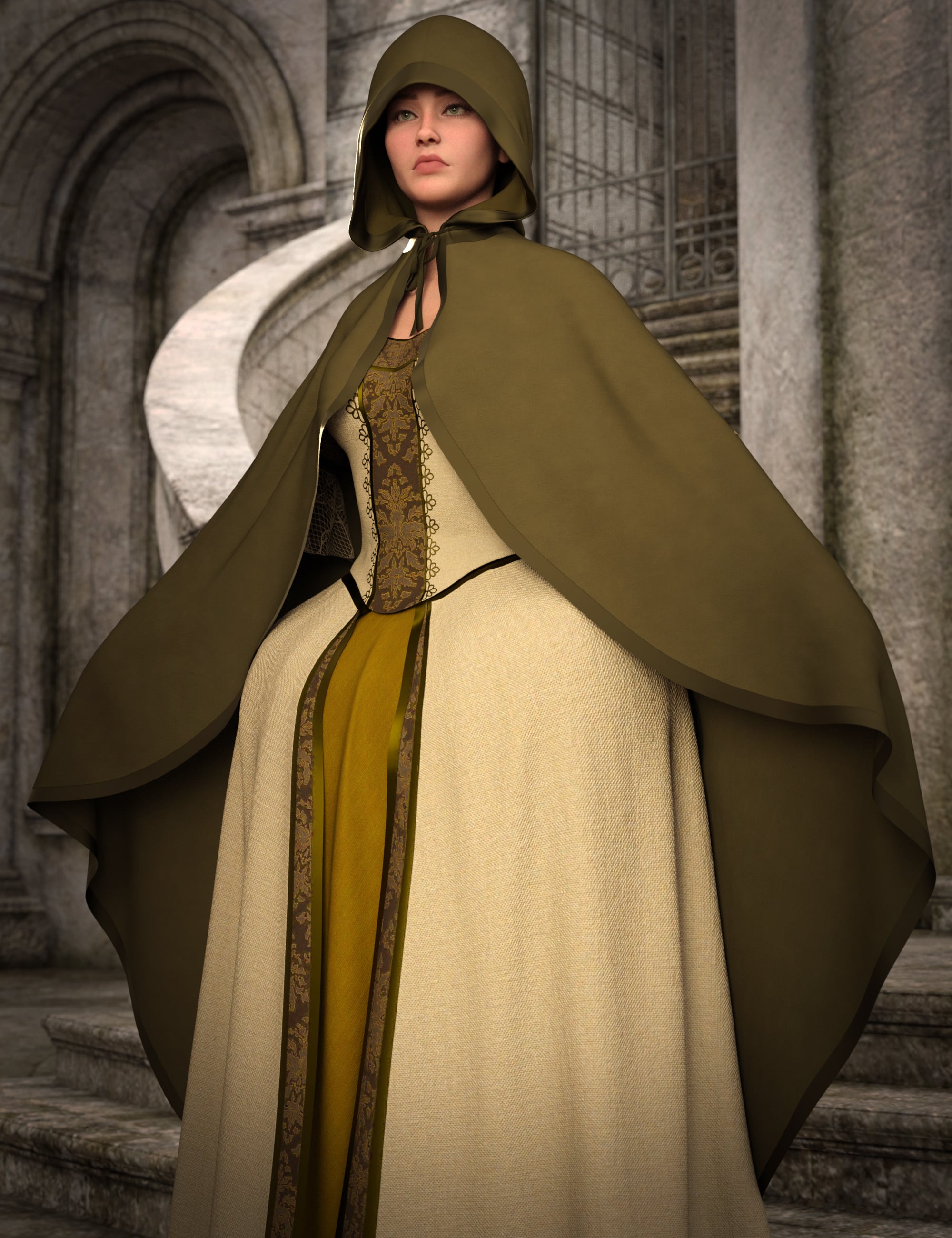 dForce Capes of Fantasy for Genesis 9 | Daz 3D