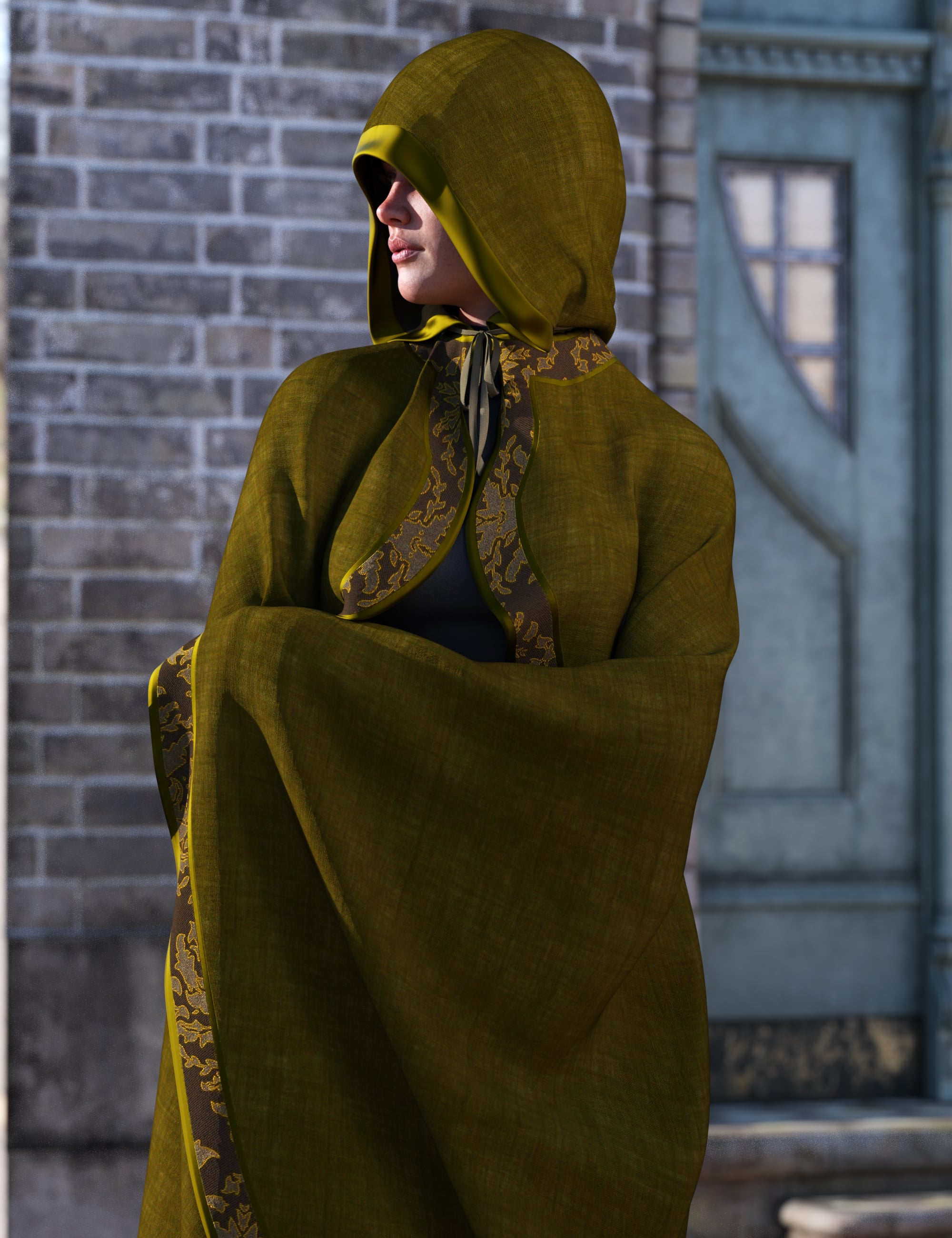 Texture Expansion for dForce Capes of Fantasy for Genesis 9 | Daz 3D