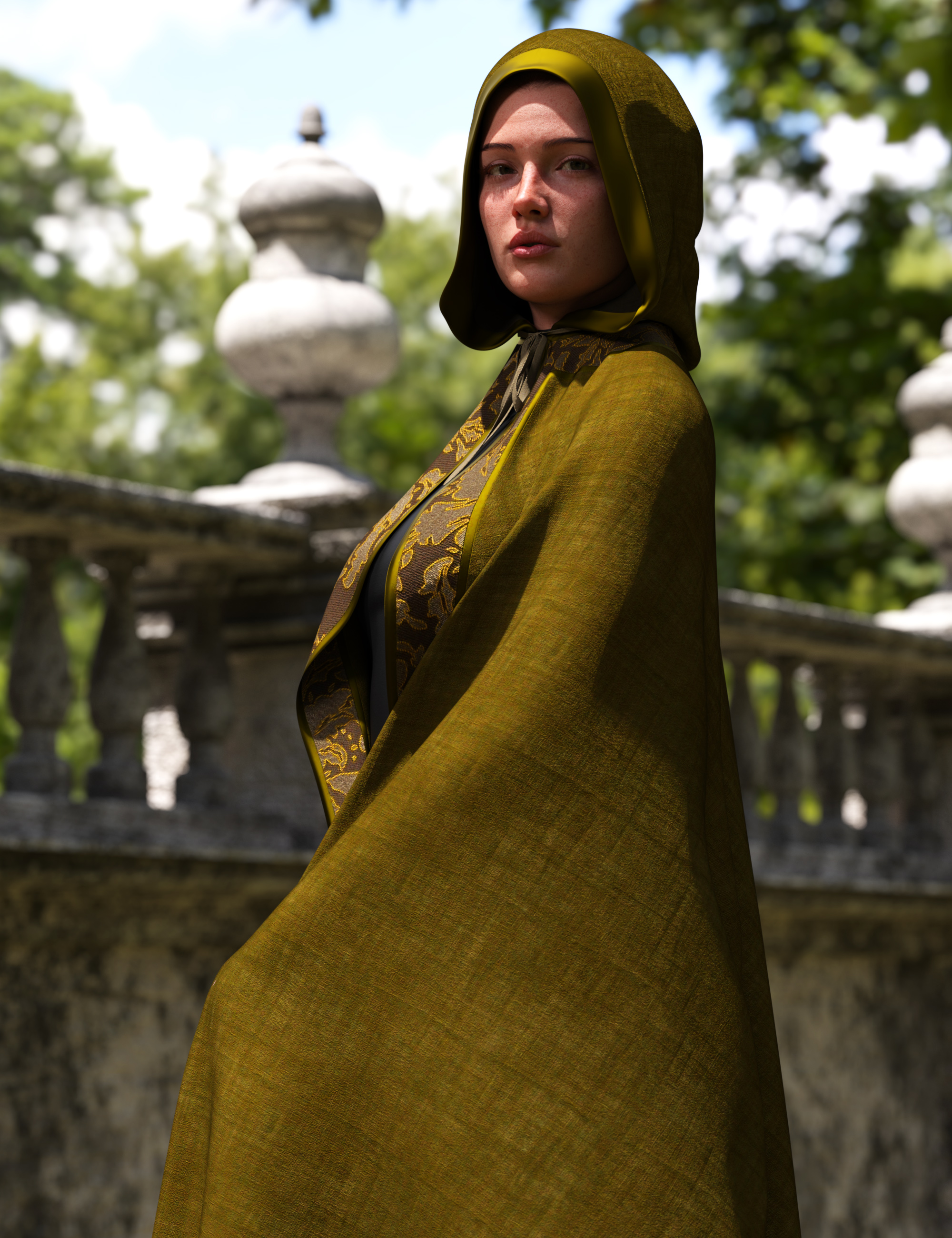 Texture Expansion for dForce Capes of Fantasy for Genesis 9 | Daz 3D