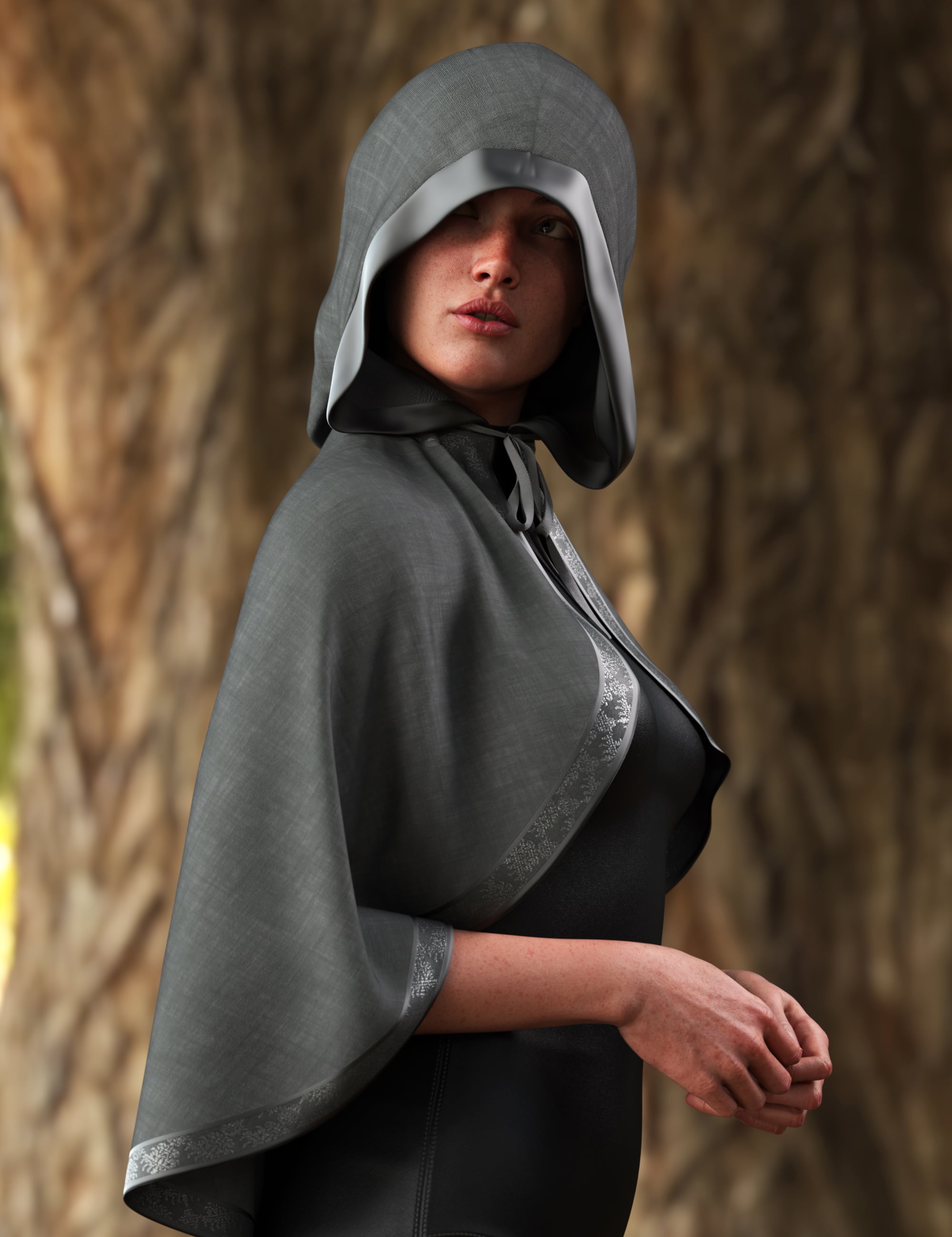 Texture Expansion for dForce Capes of Fantasy for Genesis 9 | Daz 3D