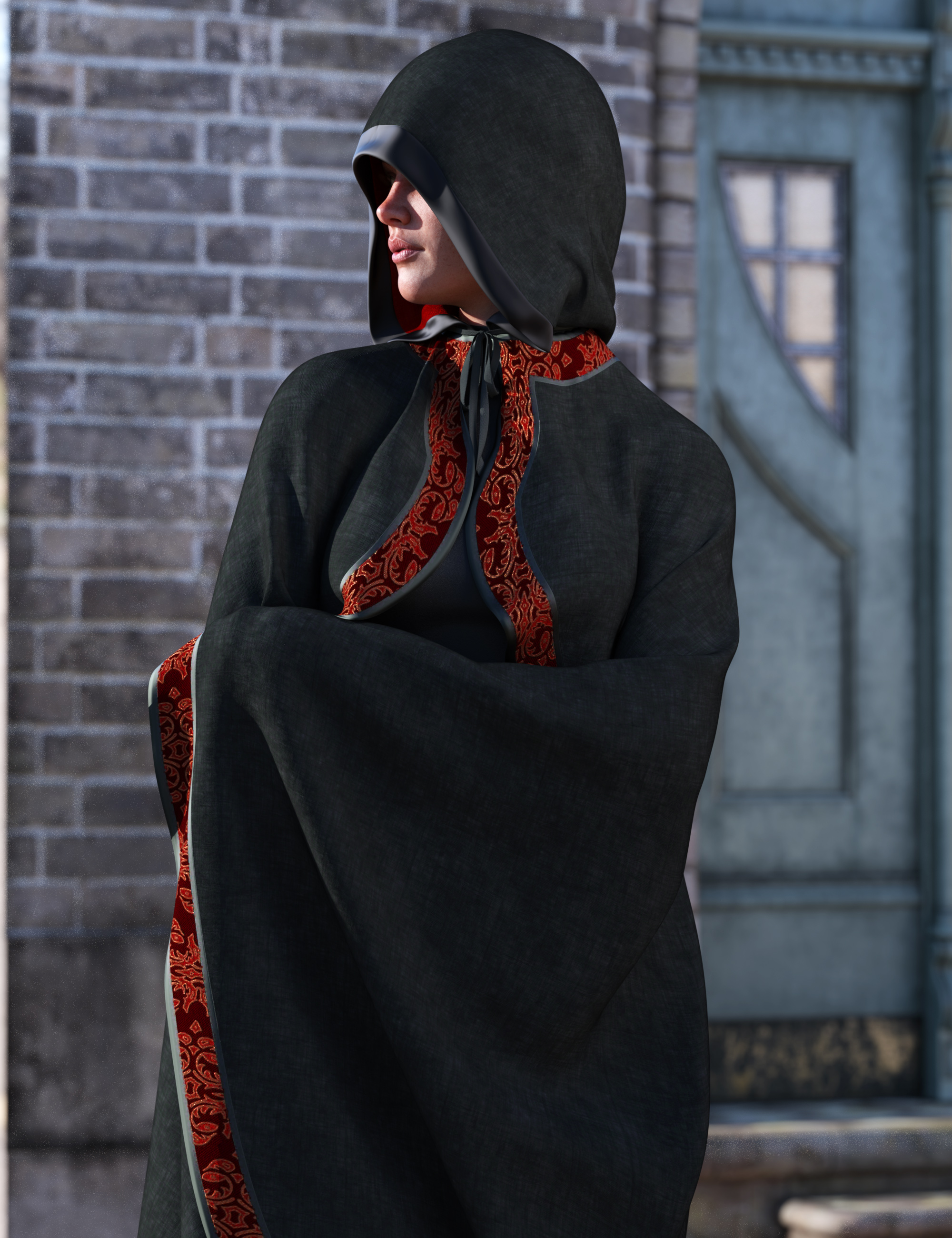 Texture Expansion for dForce Capes of Fantasy for Genesis 9 | Daz 3D