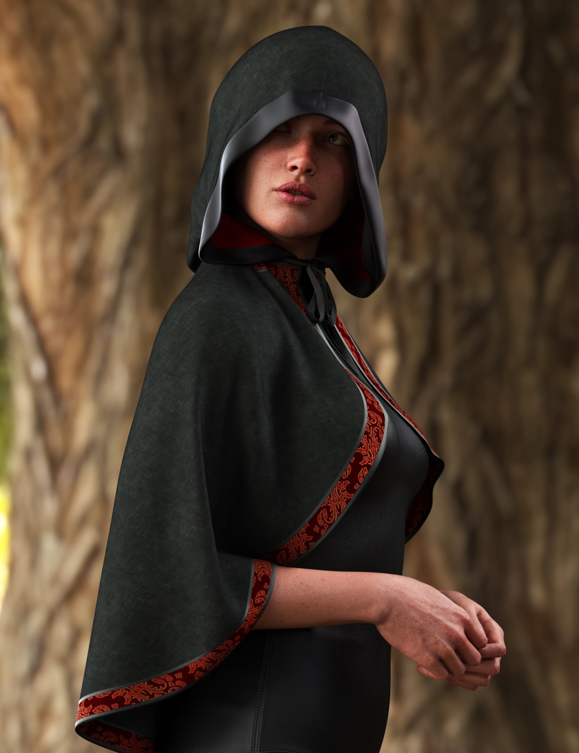 Texture Expansion for dForce Capes of Fantasy for Genesis 9 | Daz 3D