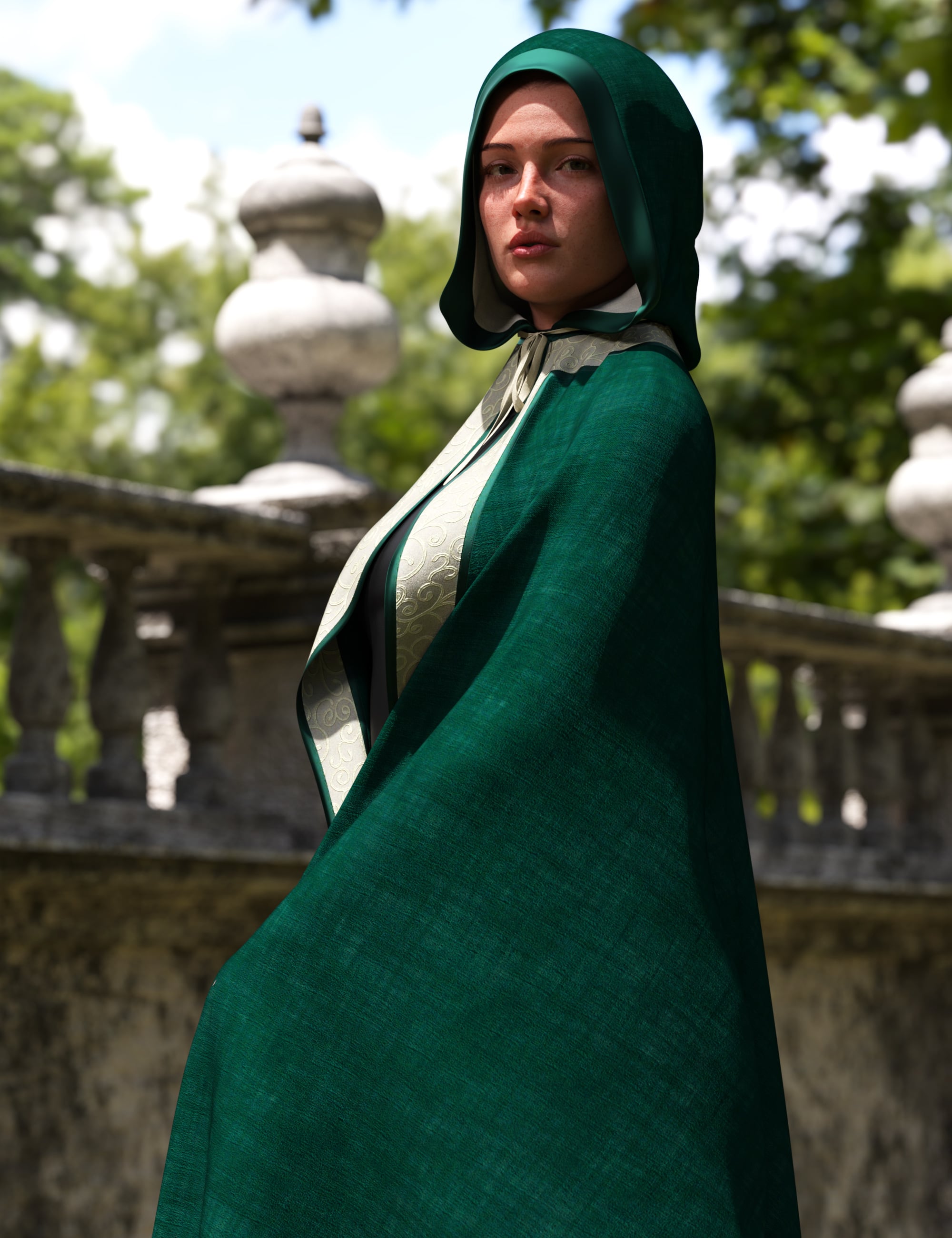 Texture Expansion for dForce Capes of Fantasy for Genesis 9 | Daz 3D