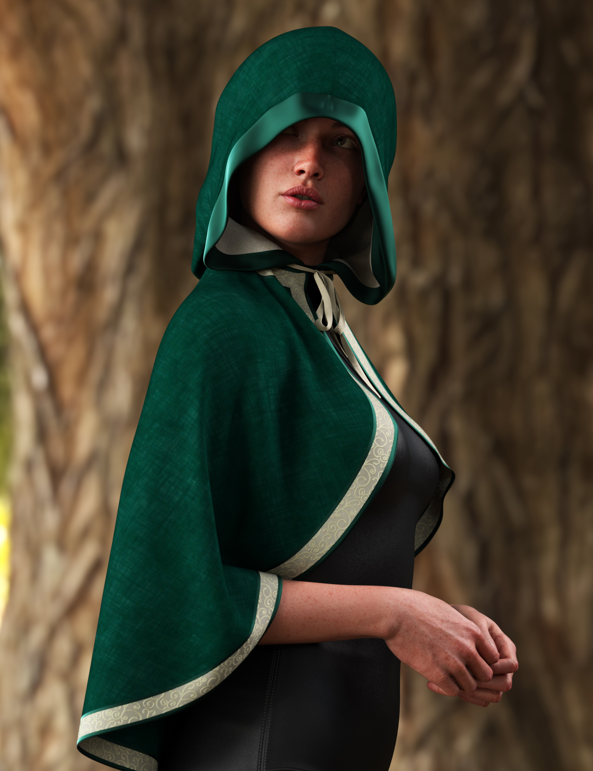 Texture Expansion for dForce Capes of Fantasy for Genesis 9 | Daz 3D