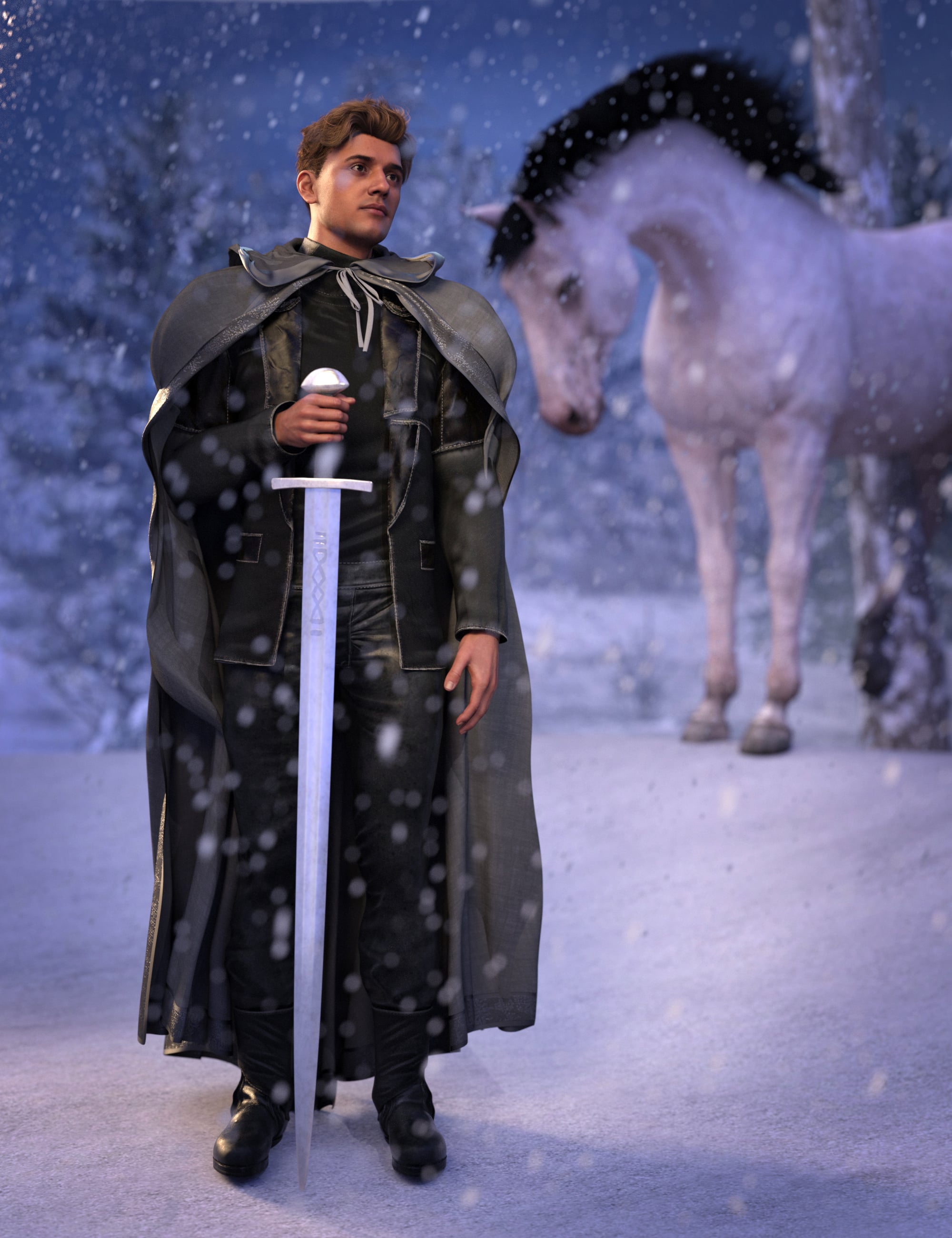 Texture Expansion for dForce Capes of Fantasy for Genesis 9 | Daz 3D