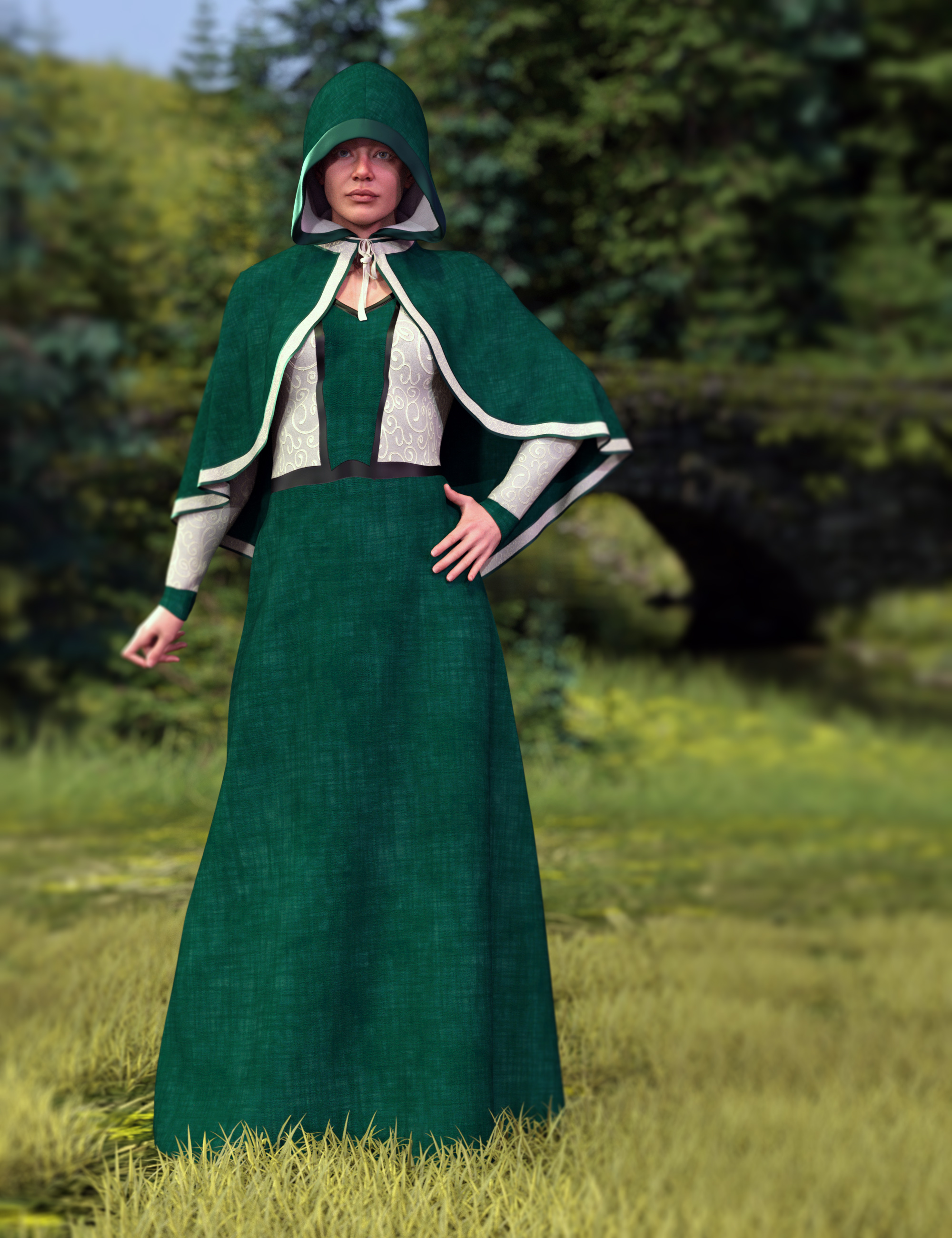 Texture Expansion for dForce Capes of Fantasy for Genesis 9 | Daz 3D