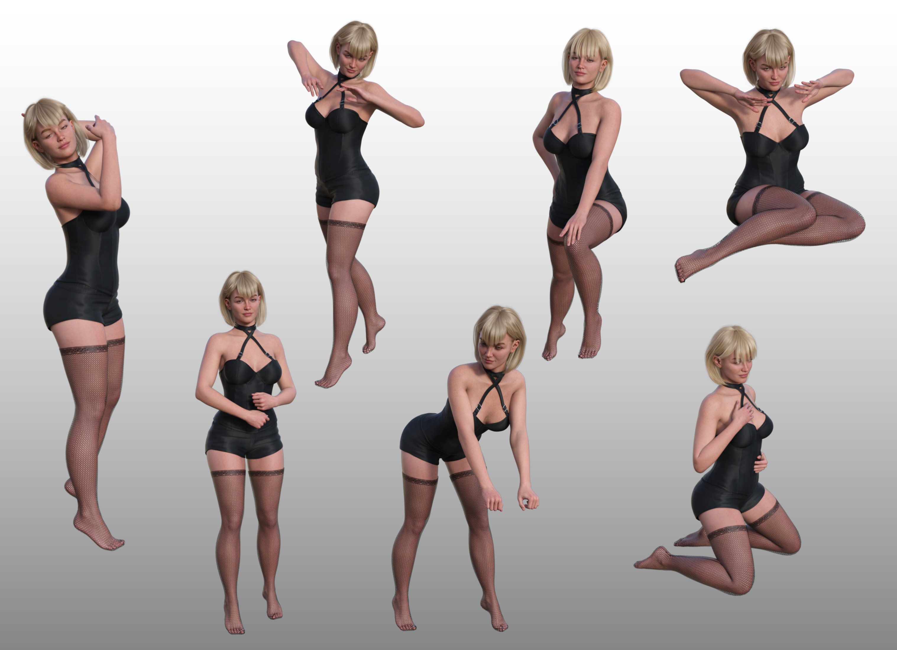 FG Burlesque Poses | Daz 3D