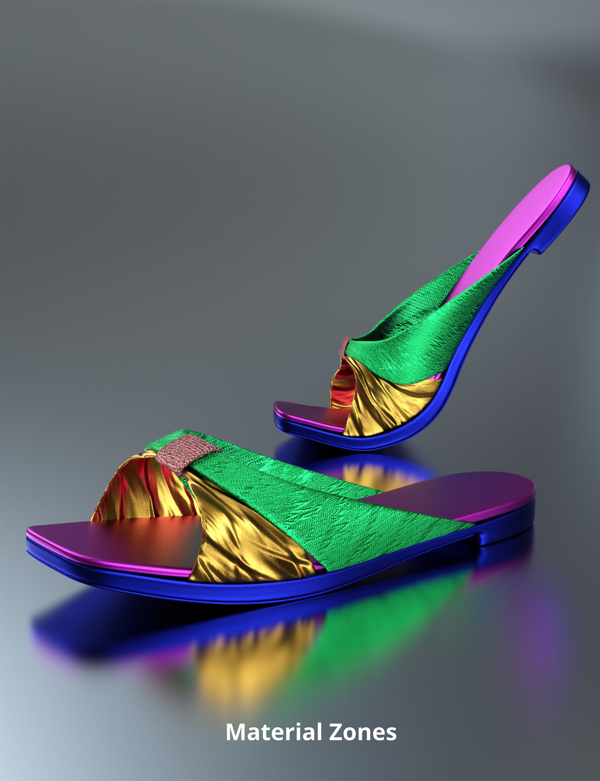 KnitKnot Flats for Genesis 9 | Daz 3D