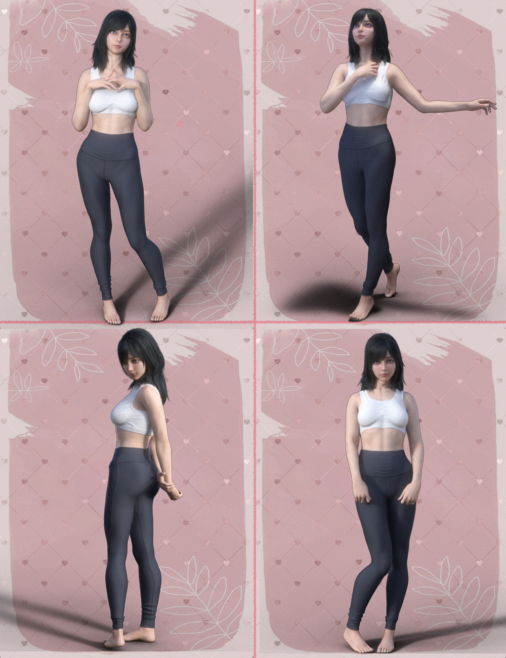 KuJ Classical Poses for Genesis 9 and 8 Female | Daz 3D