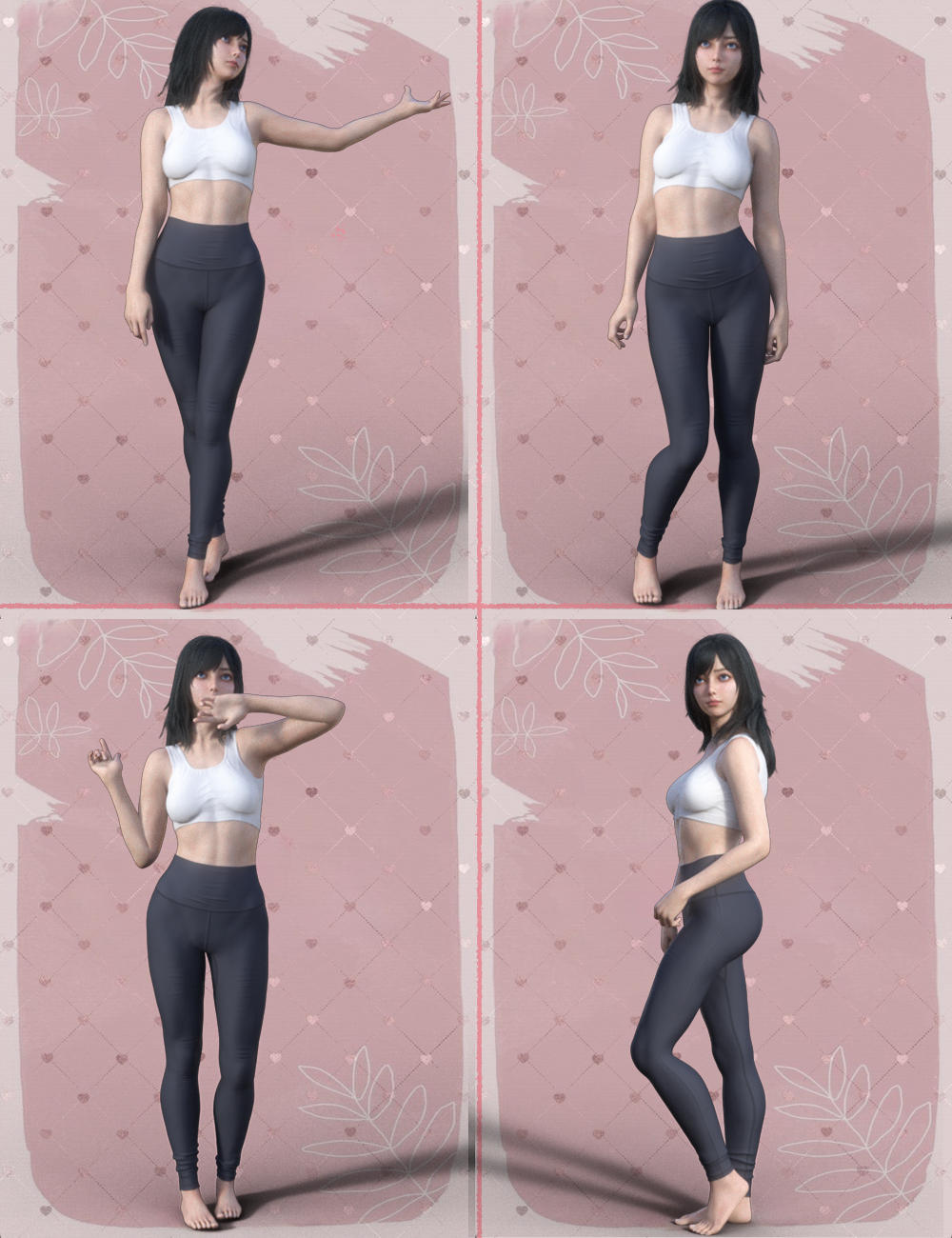 KuJ Classical Poses for Genesis 9 and 8 Female | Daz 3D