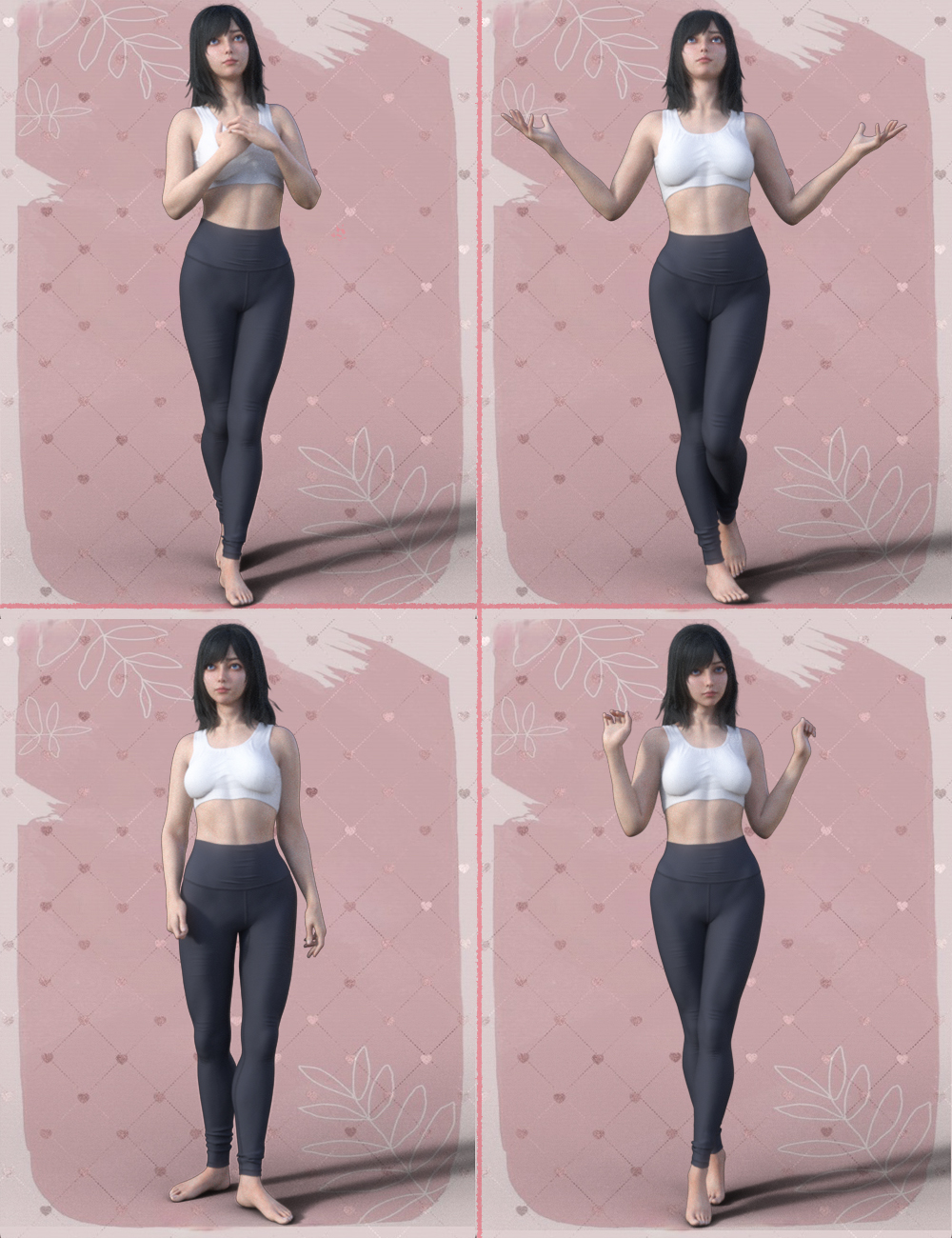 KuJ Classical Poses for Genesis 9 and 8 Female | Daz 3D