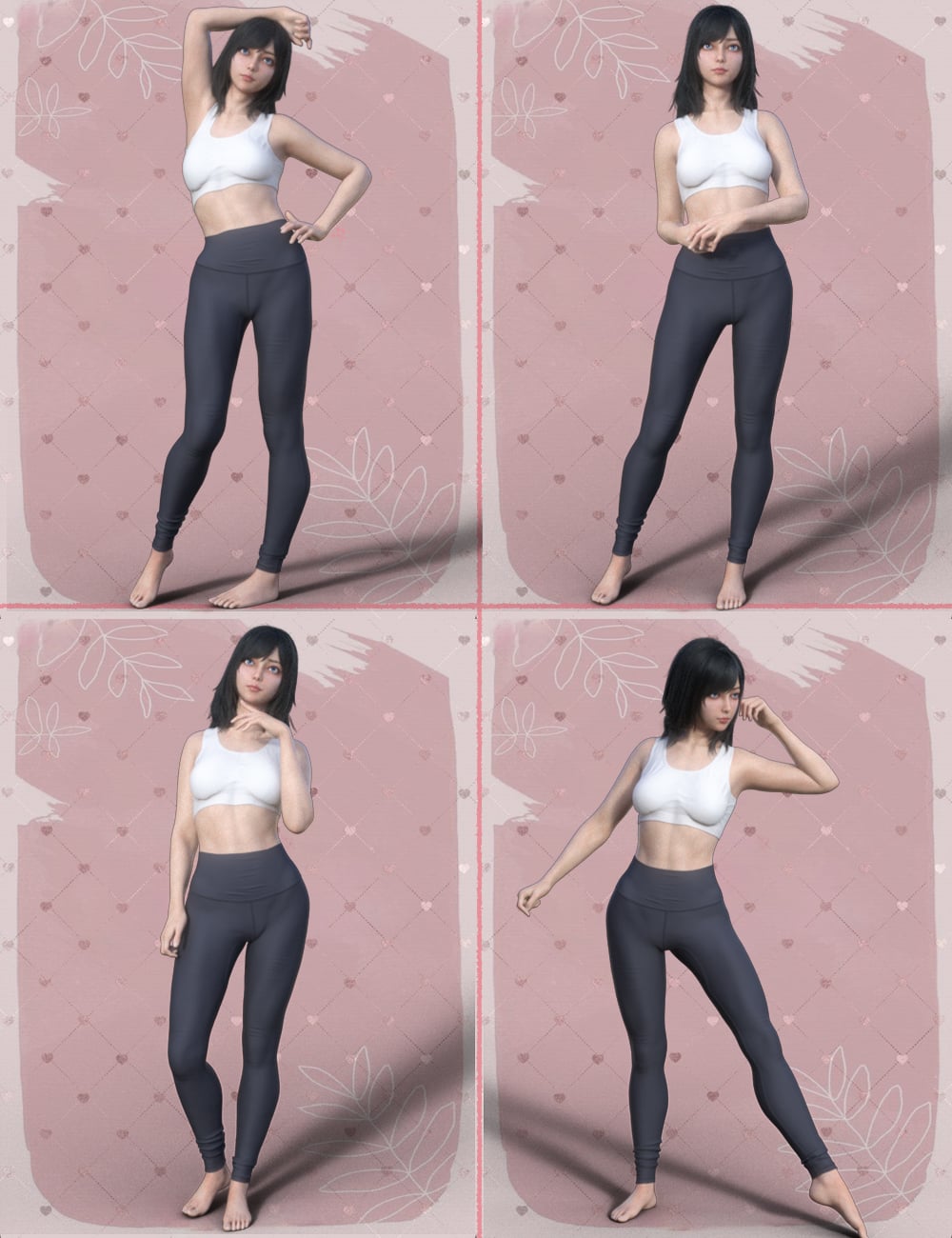 KuJ Classical Poses for Genesis 9 and 8 Female | Daz 3D