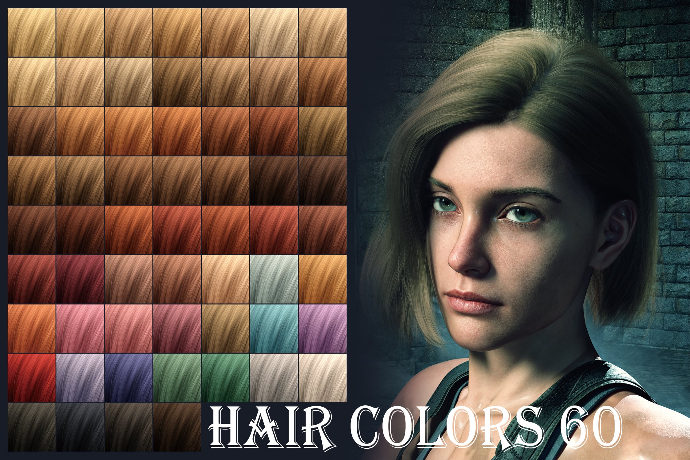 FE Ashlee Hair for Genesis 9 | Daz 3D