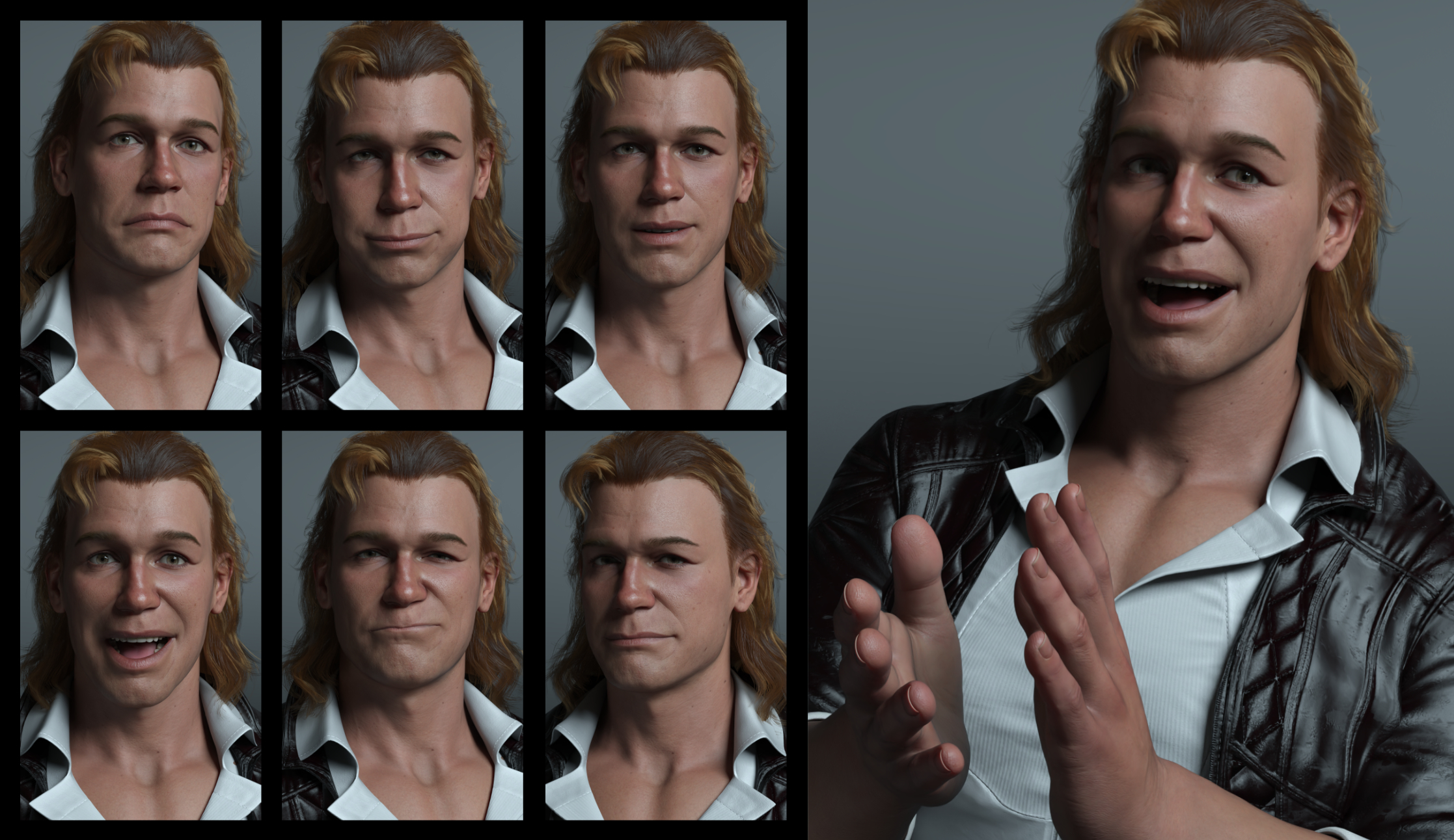 The Expression Collection for Dain 9 | Daz 3D