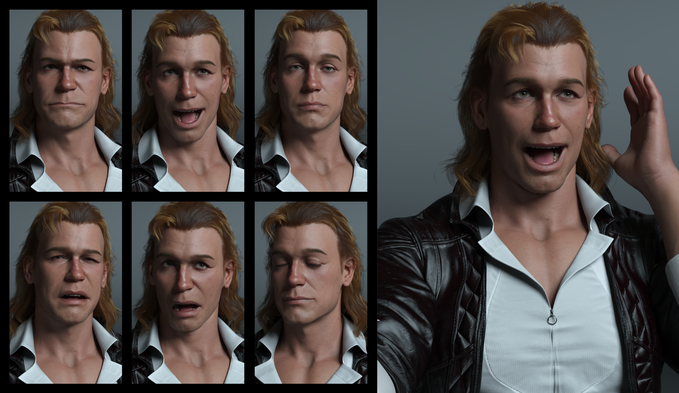 The Expression Collection for Dain 9 | Daz 3D