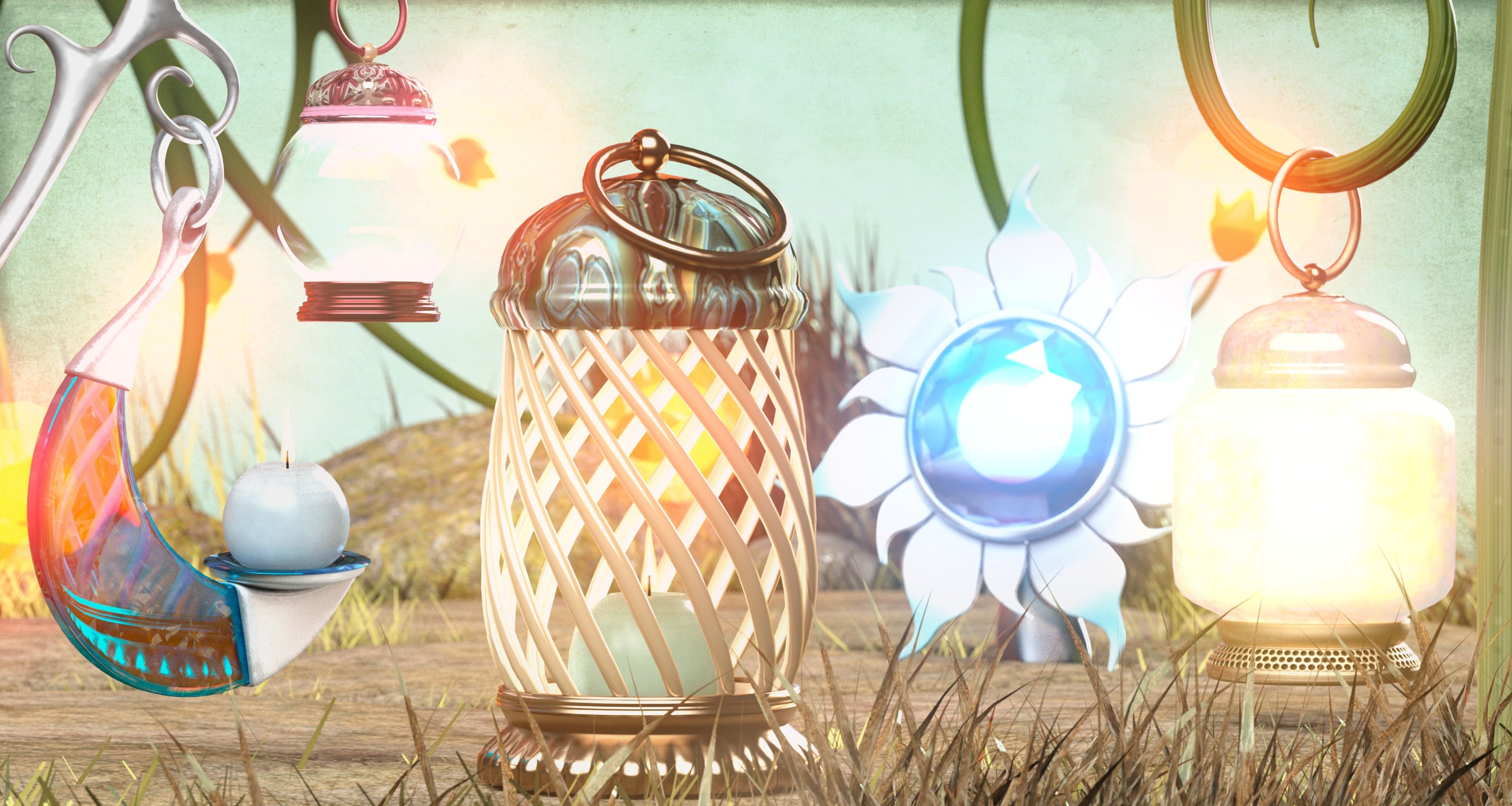 GHD FairyTales - Lanterns | Daz 3D