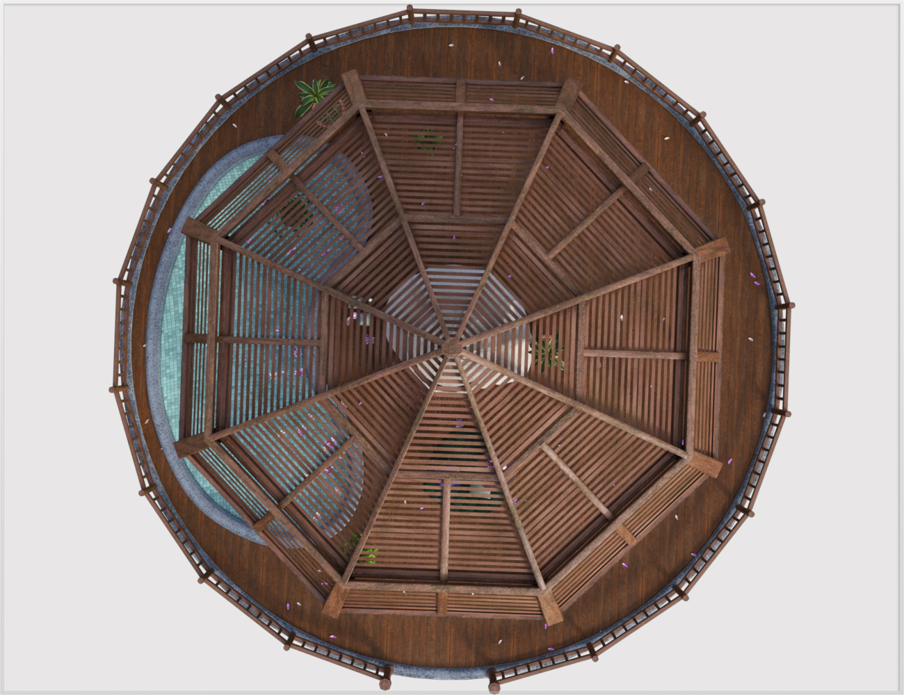 Tree Top Pavillion | Daz 3D