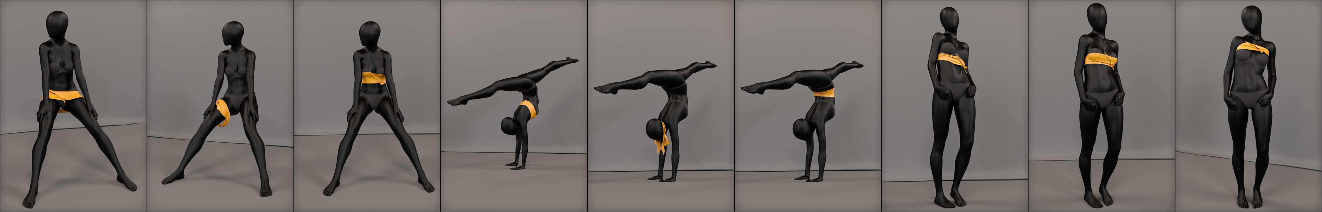 Metro Style Poses with matching Clothing Morphs for Genesis 8 and 8.1 ...