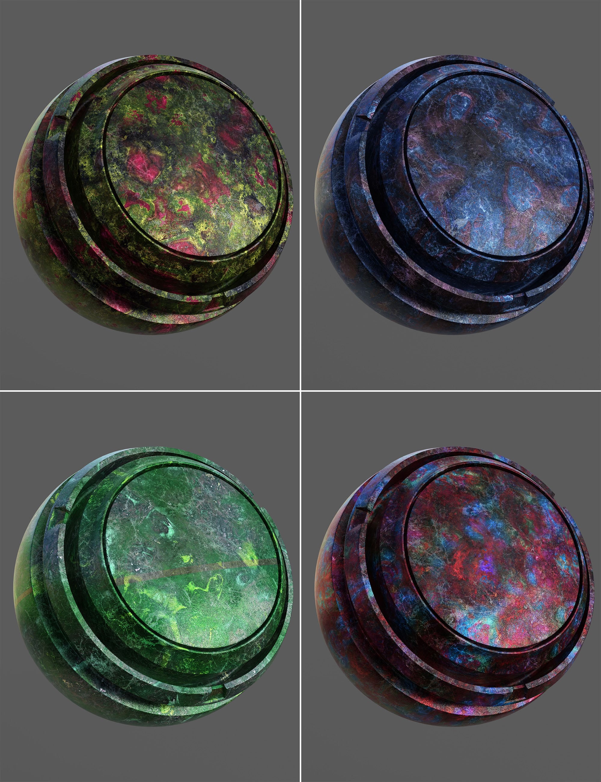 Luminous Metallic Iray Shaders - MR | Daz 3D