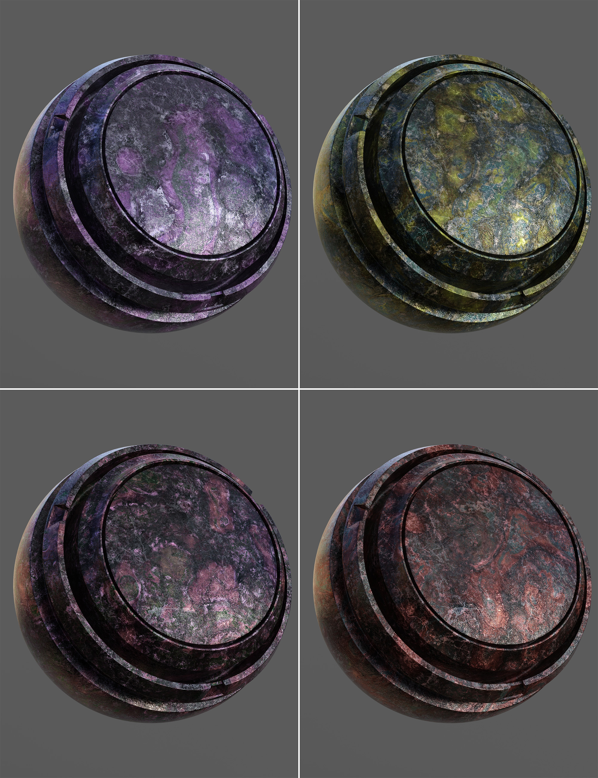 Luminous Metallic Iray Shaders - MR | Daz 3D