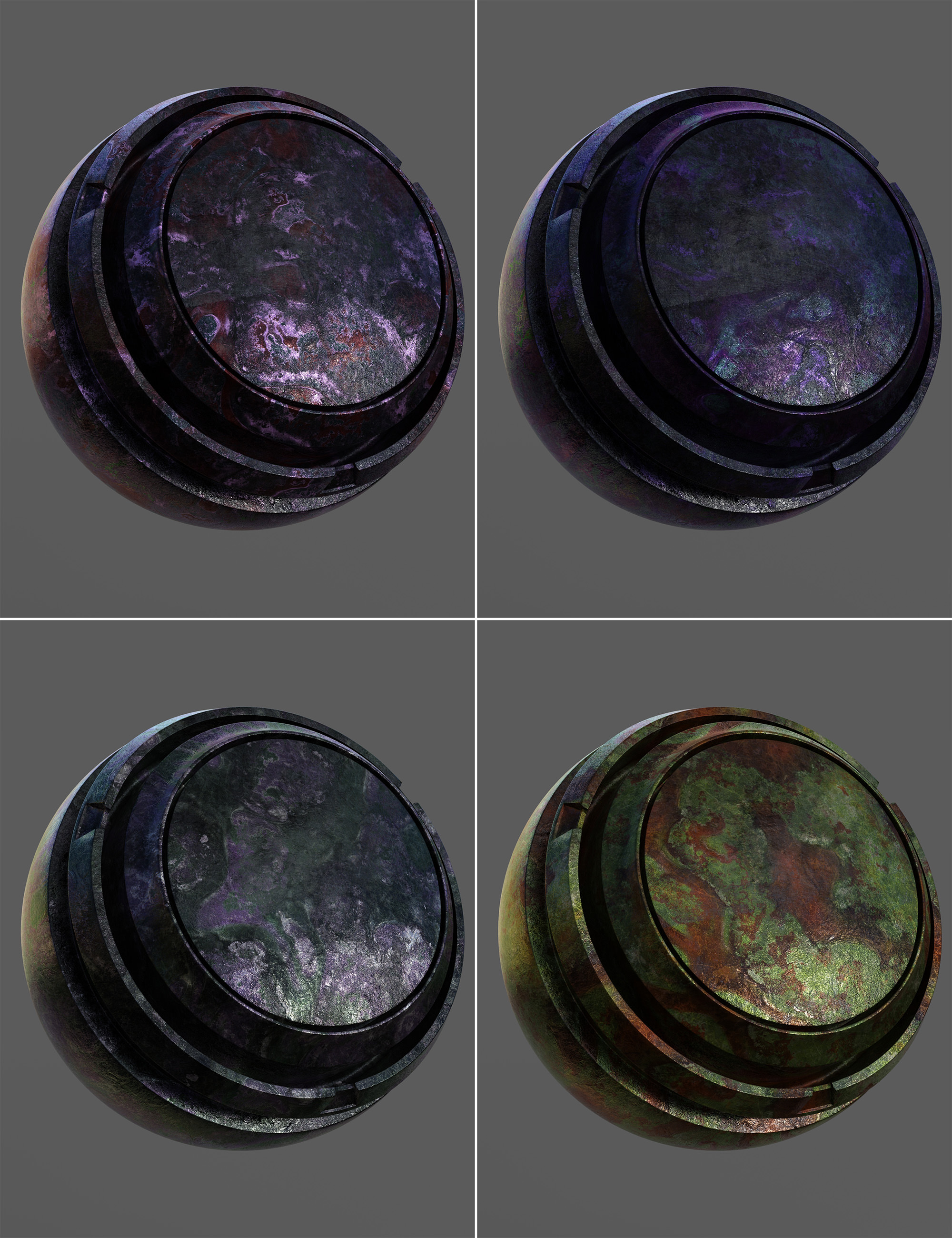Luminous Metallic Iray Shaders - MR | Daz 3D