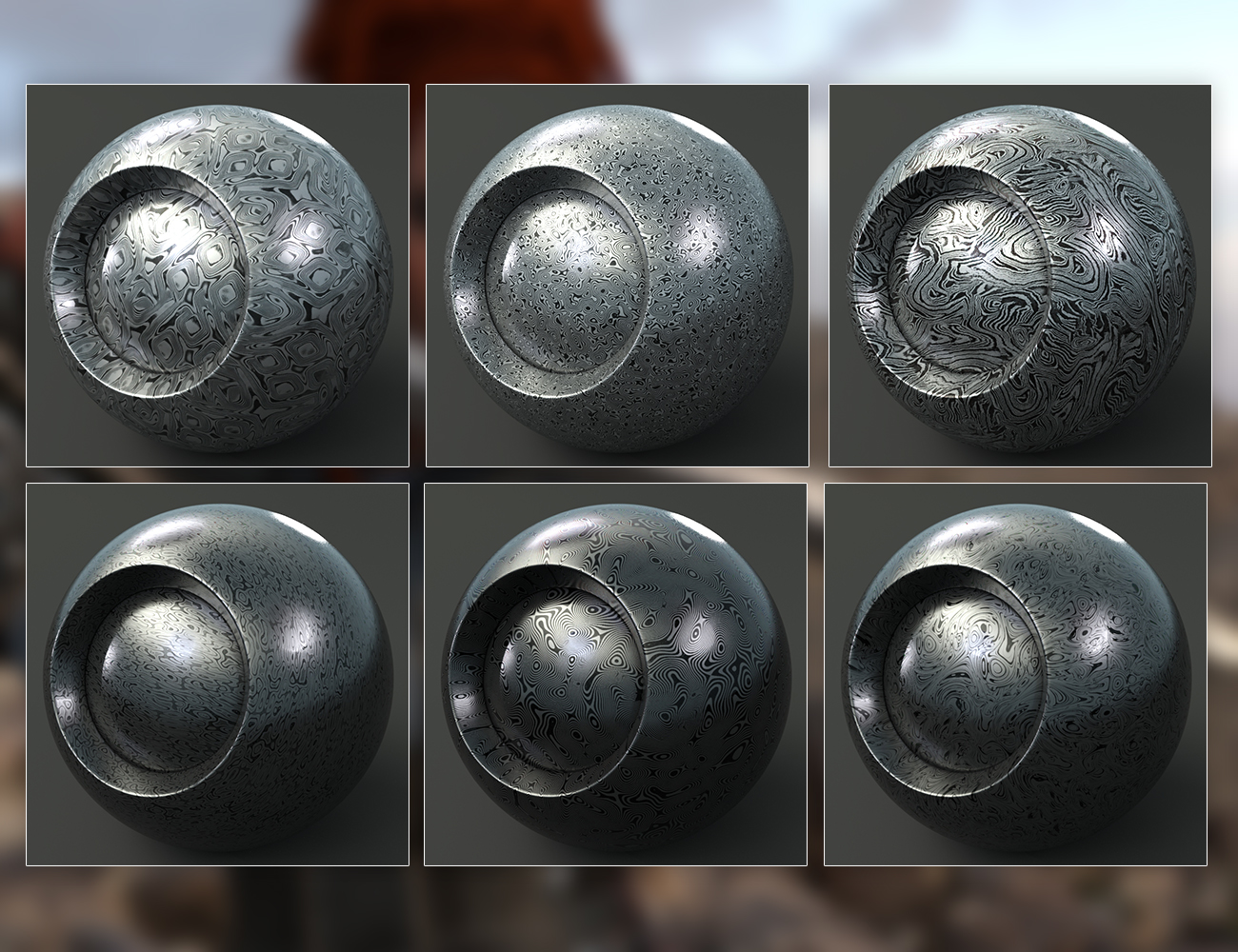 Damascus Steel - Iray Shaders | Daz 3D