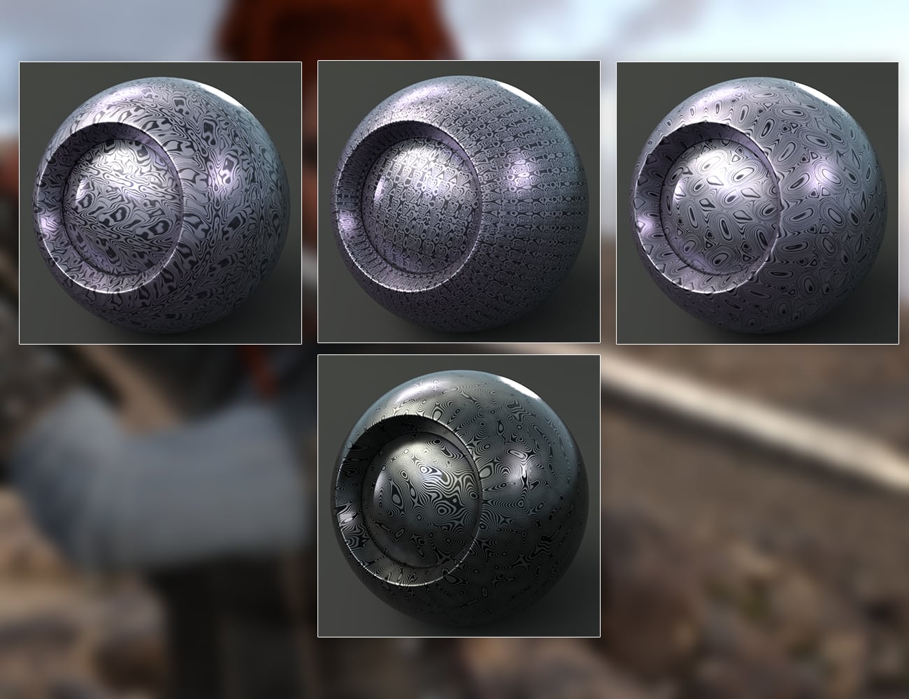 Damascus Steel - Iray Shaders | Daz 3D
