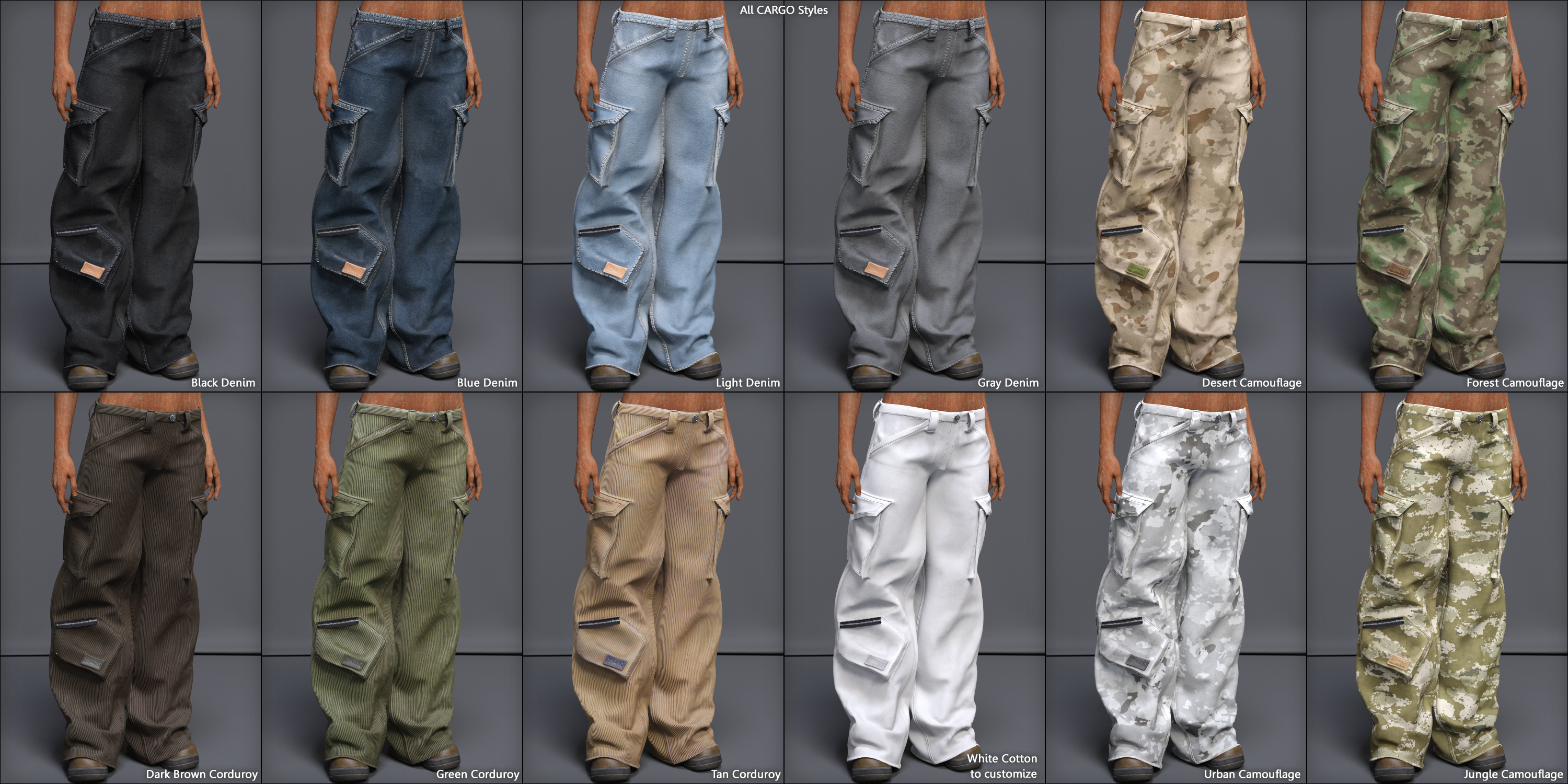 Everyday Styles for Metro Style Outfit | Daz 3D