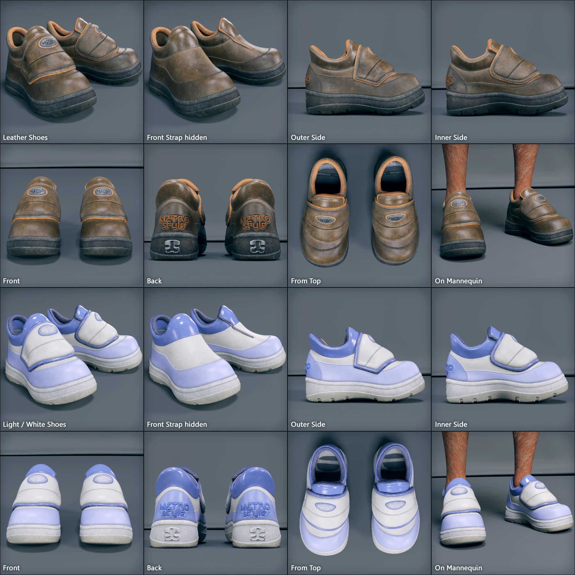Everyday Styles for Metro Style Outfit | Daz 3D