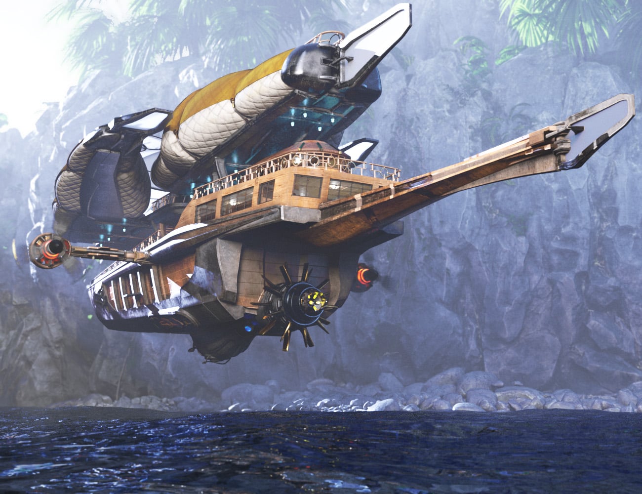 The Storm Riders Airship | Daz 3D