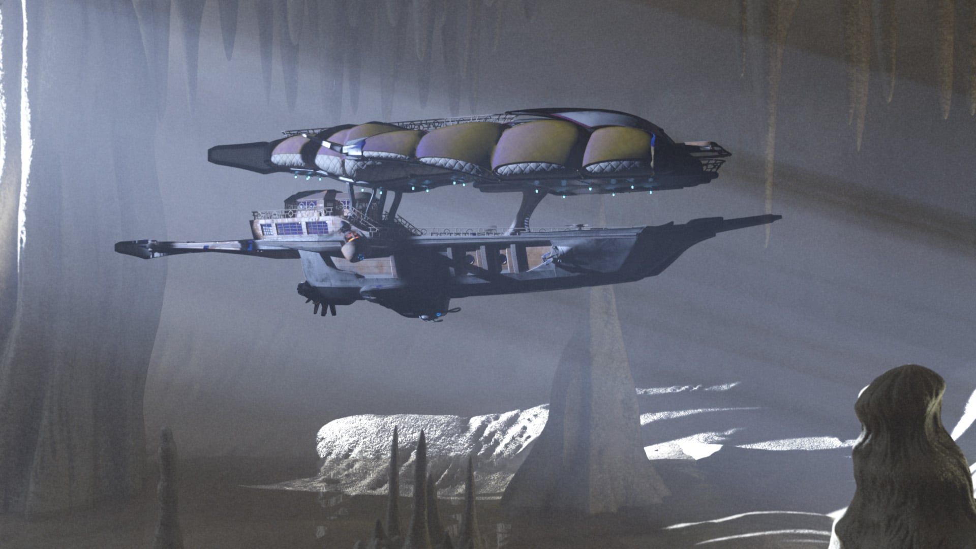 The Storm Riders Airship | Daz 3D