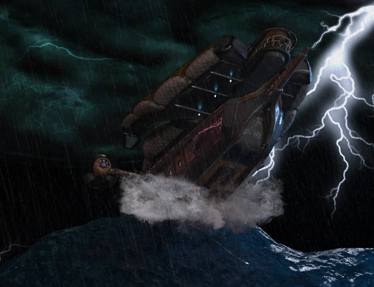 The Storm Riders Airship | Daz 3D
