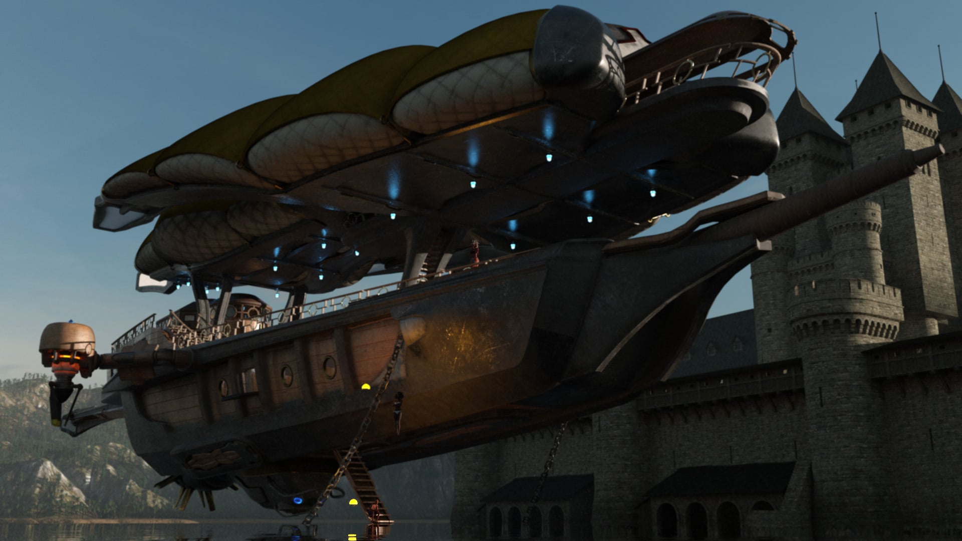 The Storm Riders Airship | Daz 3D