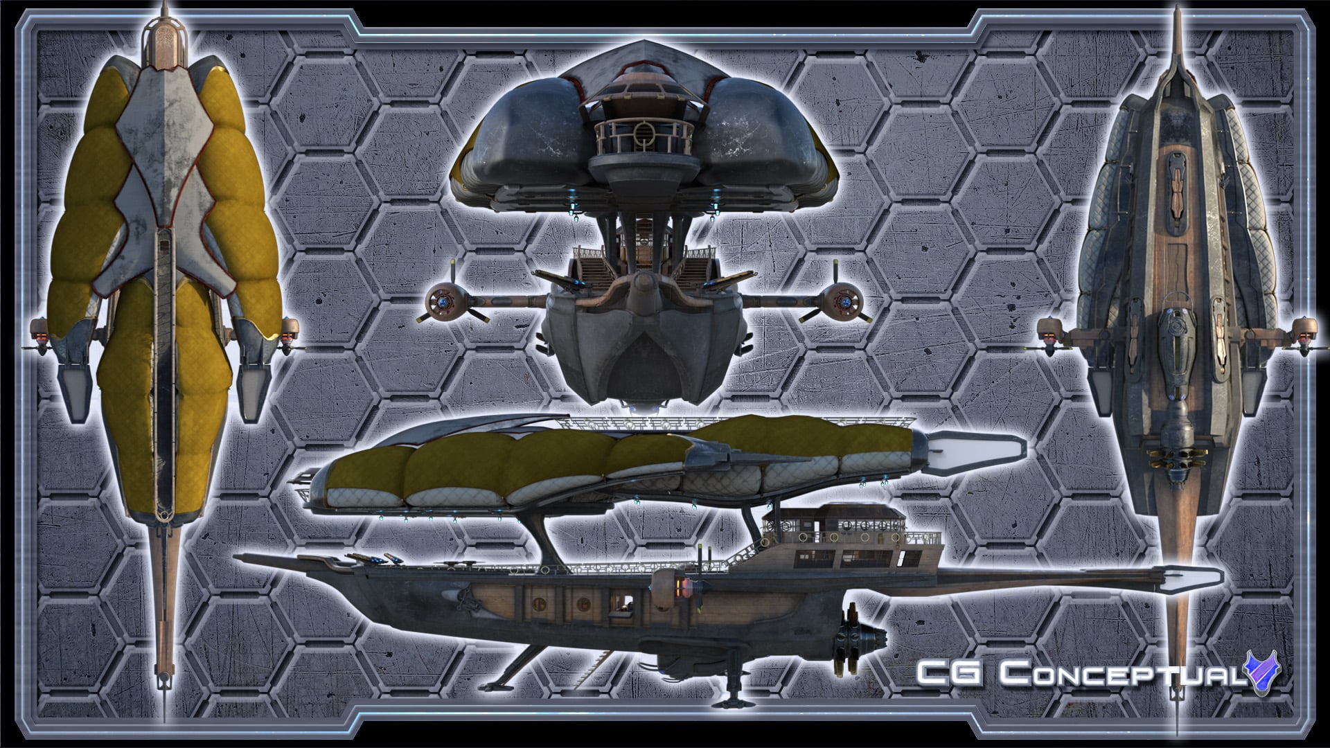 The Storm Riders Airship | Daz 3D